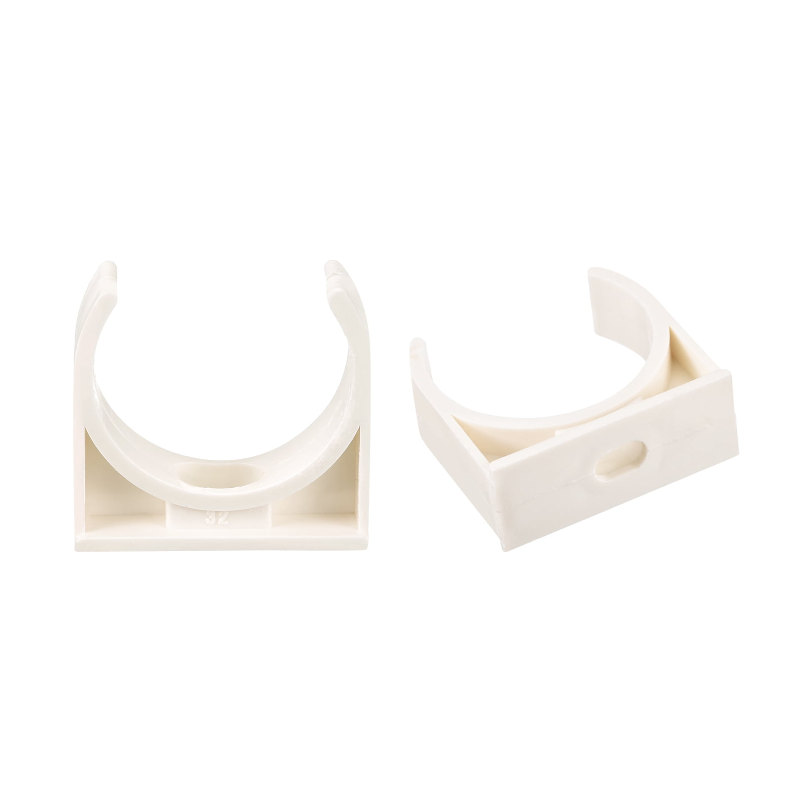 Uxcell 32mm Dia PPR U Shaped Pipe Clamps Clips Fittings Hose Holder 24 ...