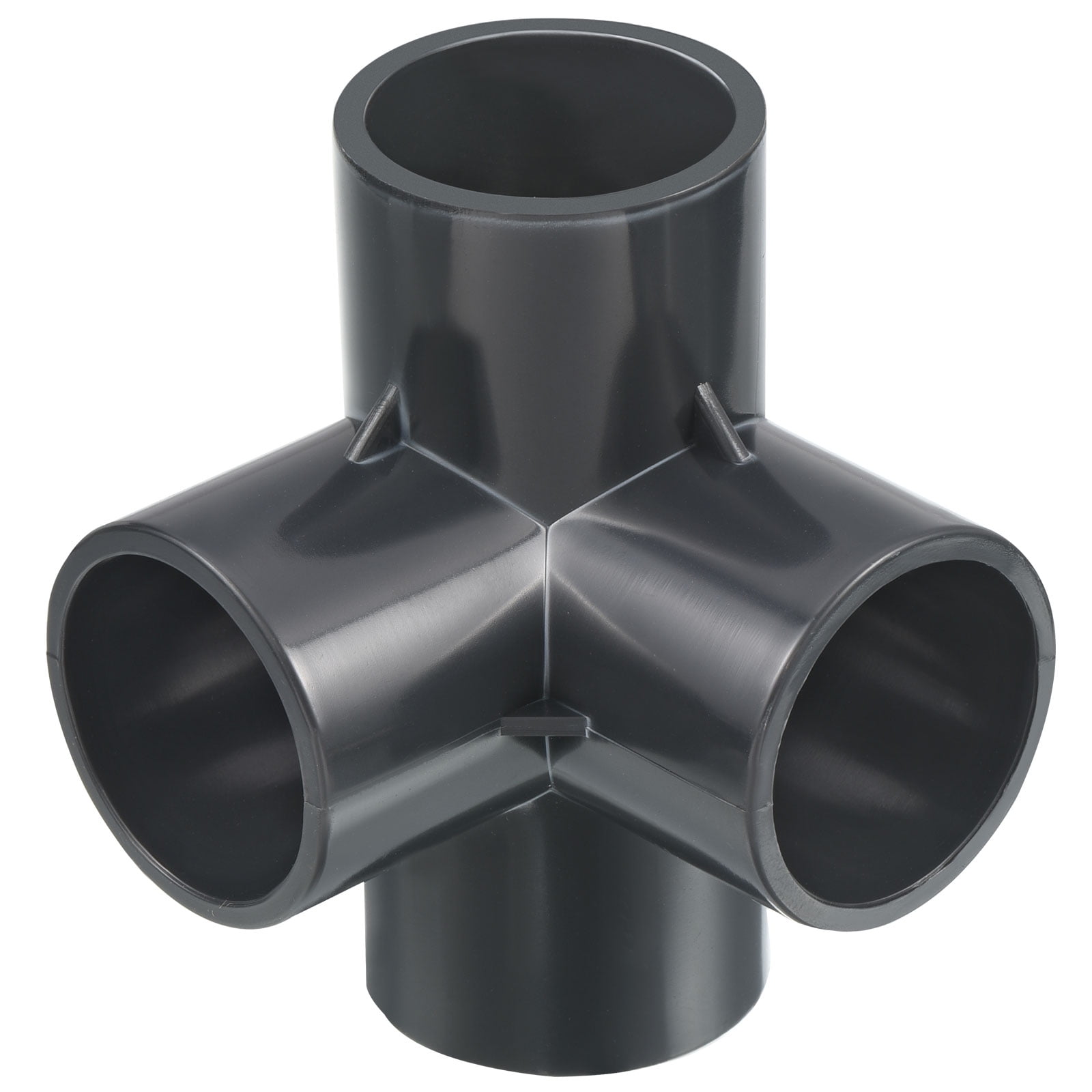 Uxcell 32mm ID Elbow Pipe Fittings 4 Way Side Outlet Cross Fittings ...