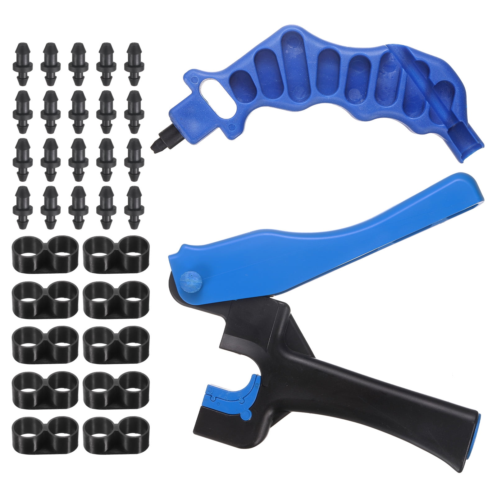 Uxcell 32pcs Drip Irrigation Tubing Hole Punch Kit 3mm 2-in-One Hole ...