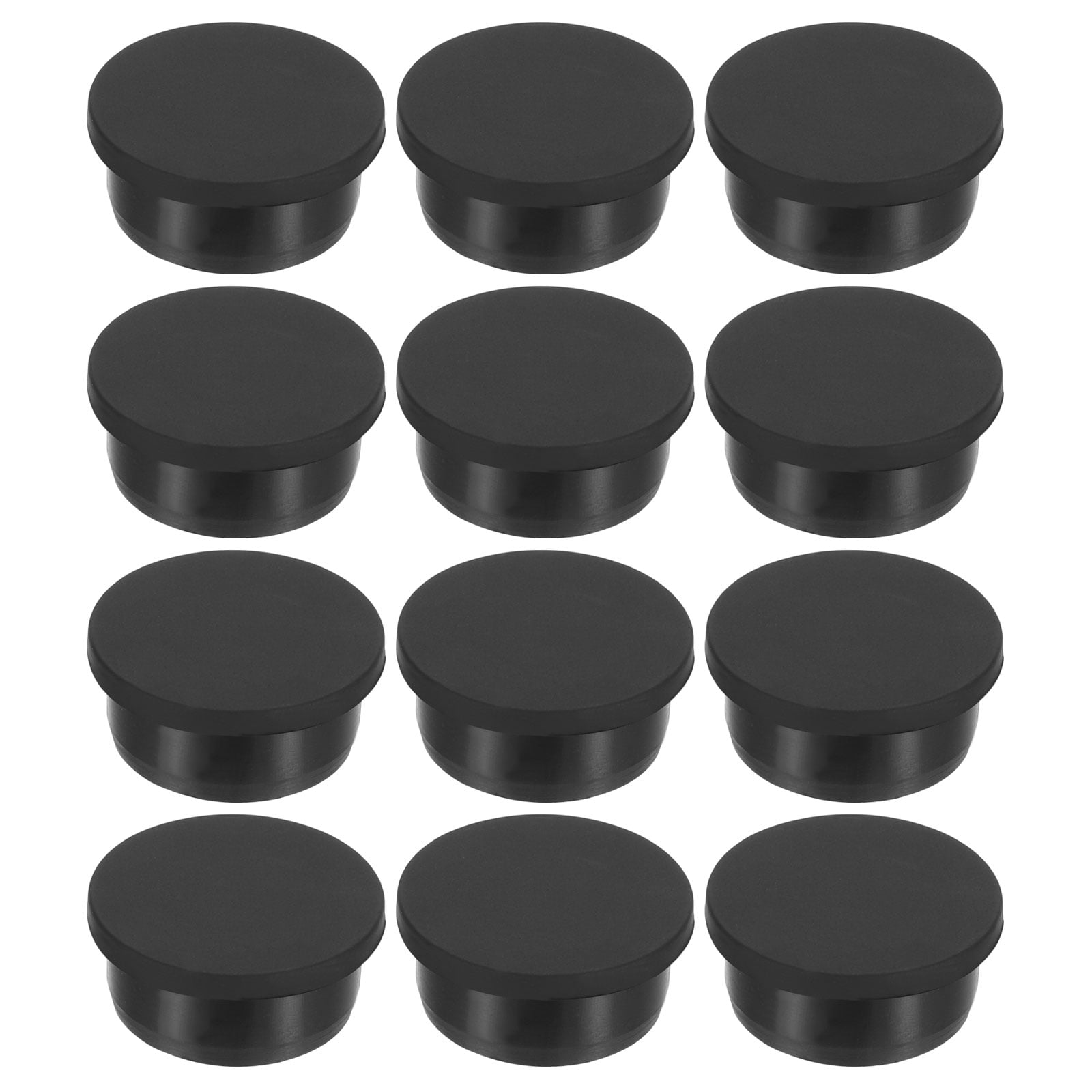 Uxcell 33.6mm Diameter Rubber Hole Plugs, 12 Pcs Silicone Rubber Round ...