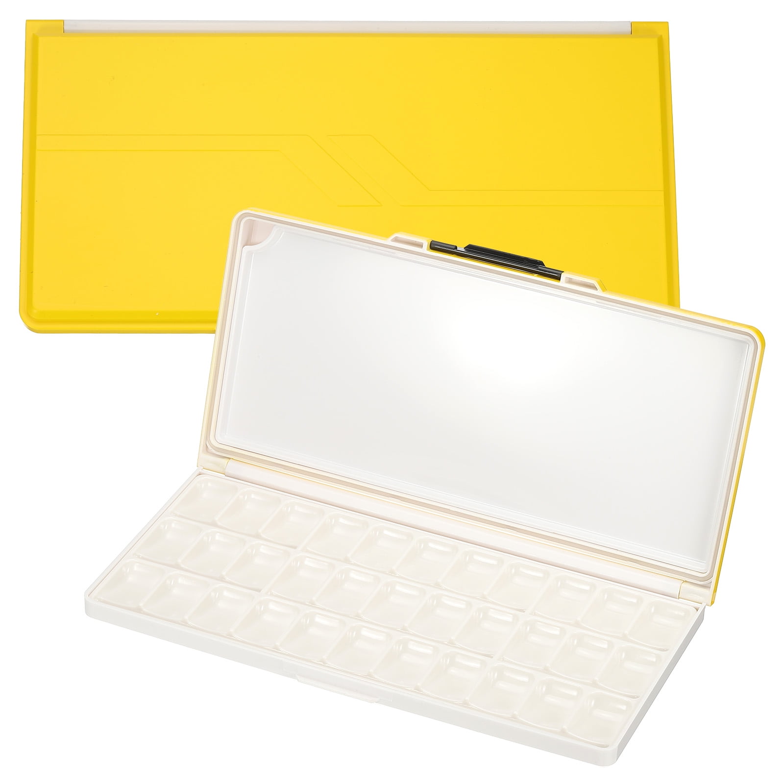 Uxcell 33 Wells Paint Storage Box, Airtight Folding Detachable Painting ...