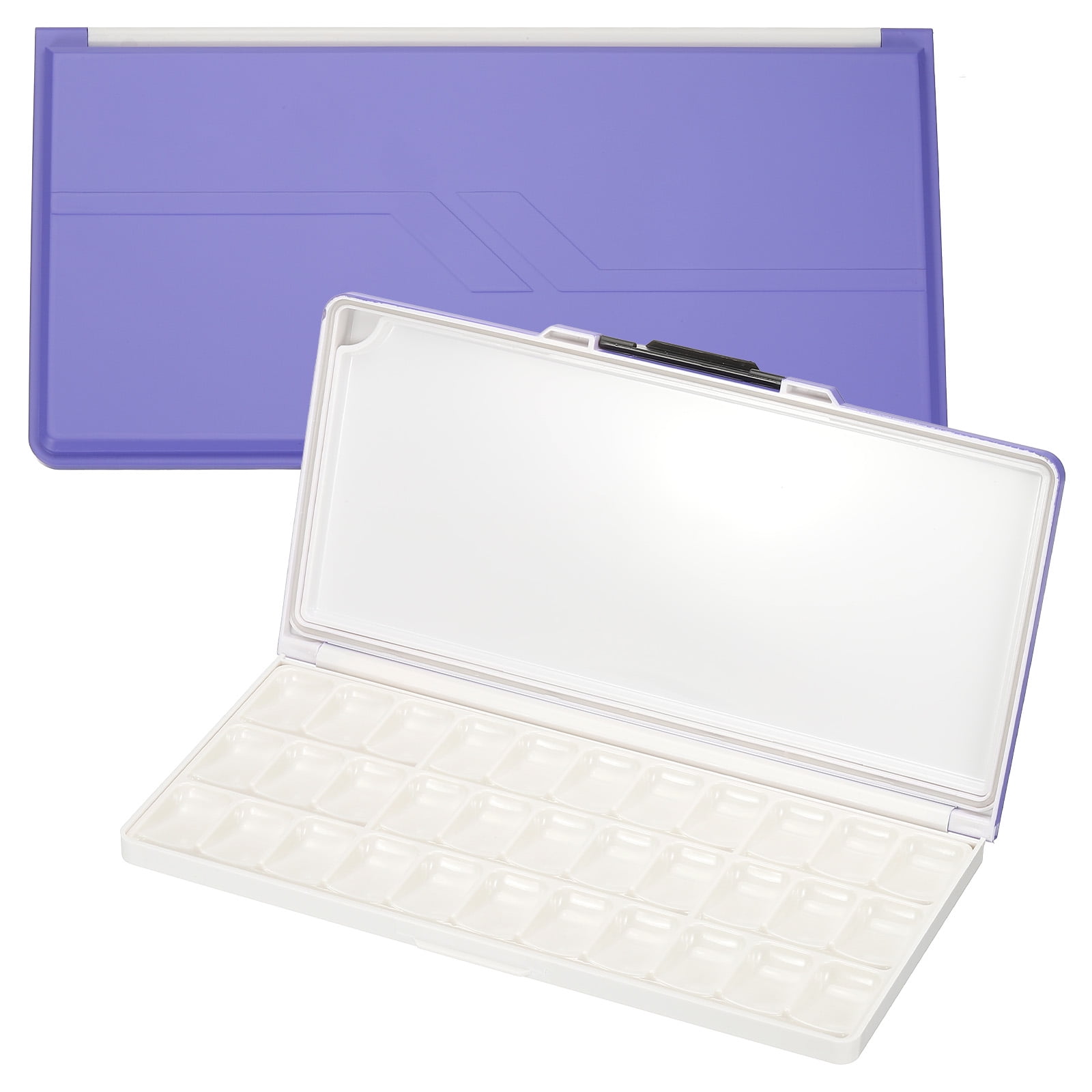 Uxcell 33 Wells Paint Storage Box Airtight Folding Detachable with ...