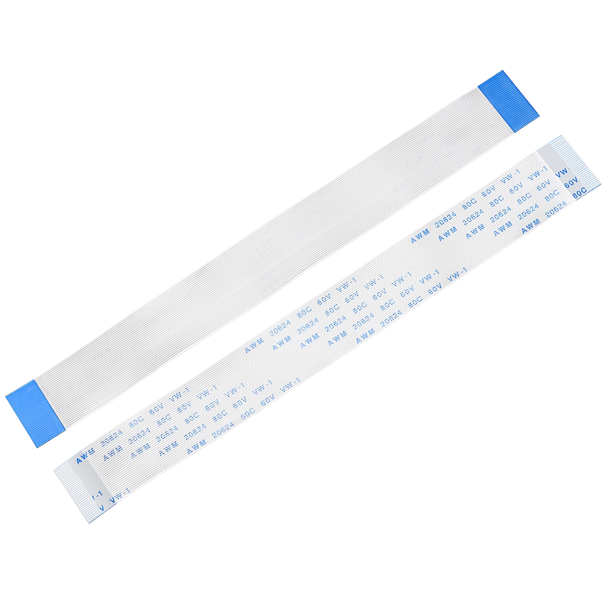 Uxcell 33Pins A Type FFC Flexible Flat Cable Ribbon White 20Pcs ...