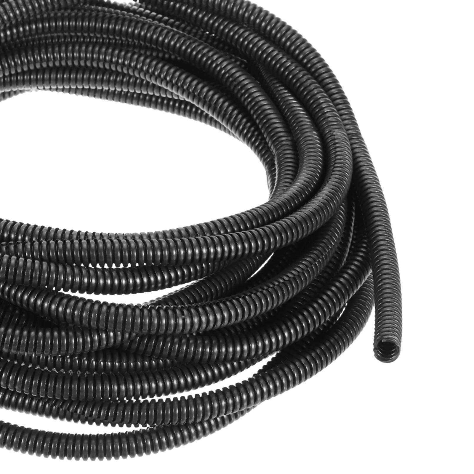 Uxcell 33ft 1/4 Inch Black Wire Loom Split Tubing Cord Protectors ...