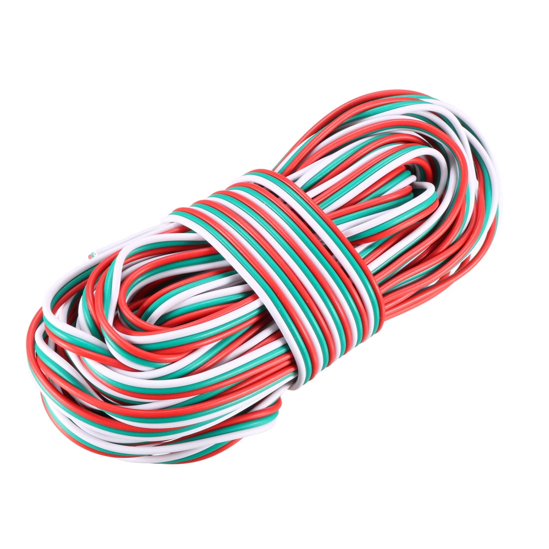 Uxcell 33ft / 10m 22AWG 3 Pin 3 Color Cable Line RGB Wire for LED 5050 ...