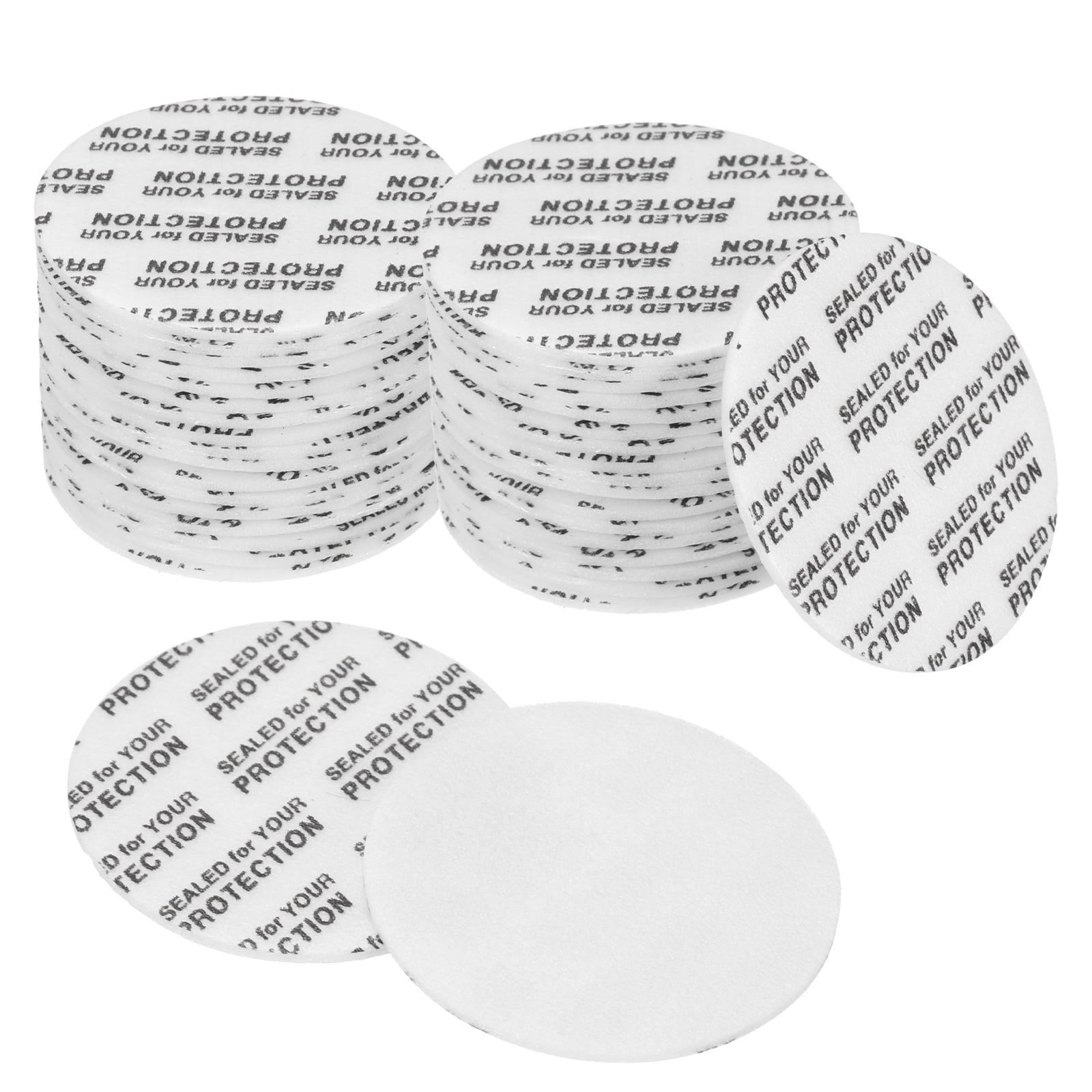 Uxcell 33mm/1.3"Foam Lid Liner, 160Pcs Adhesive Round PS Pressure ...