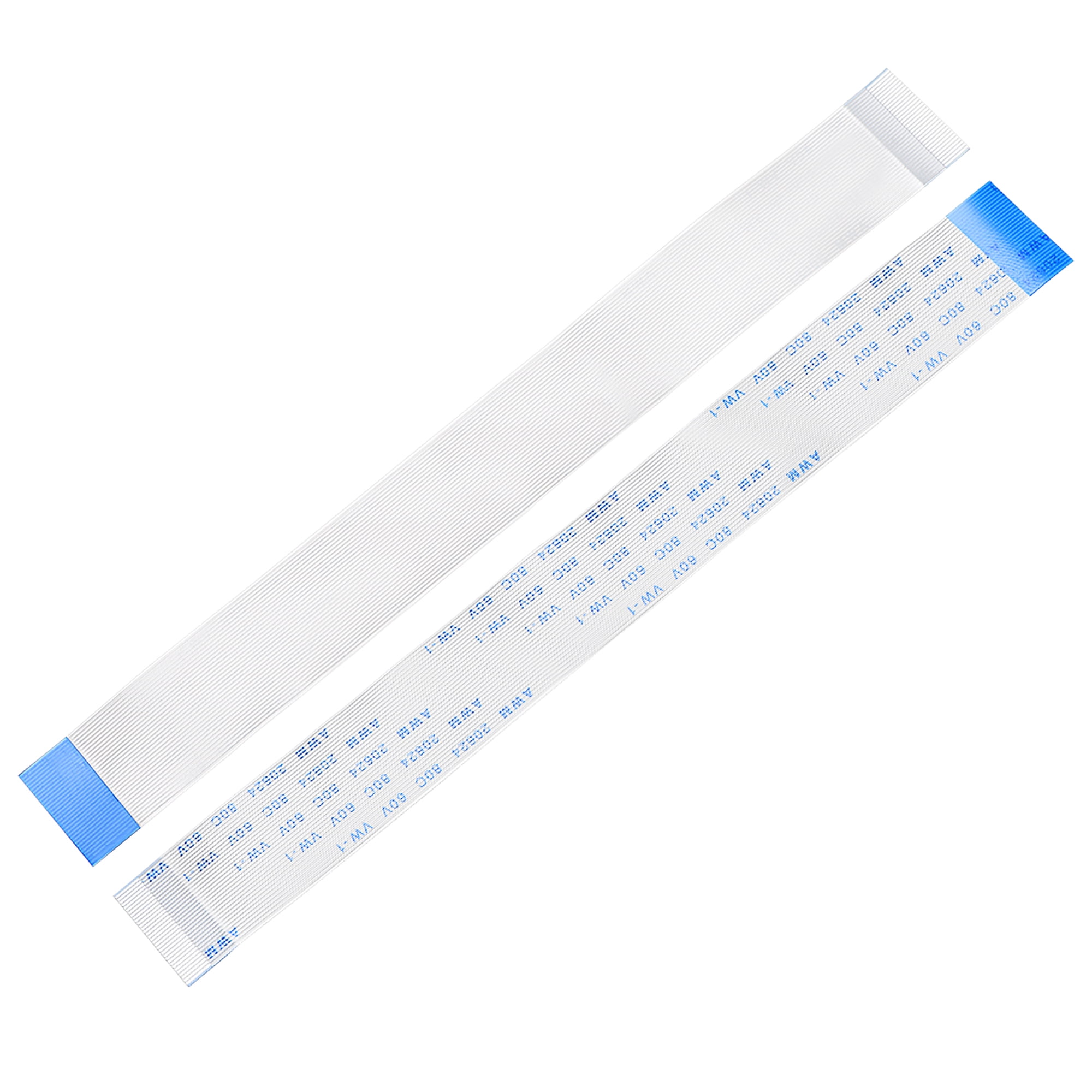 Uxcell 33pins Flexible Flat Cable FPC FFC B Type Ribbon Cable PE White ...