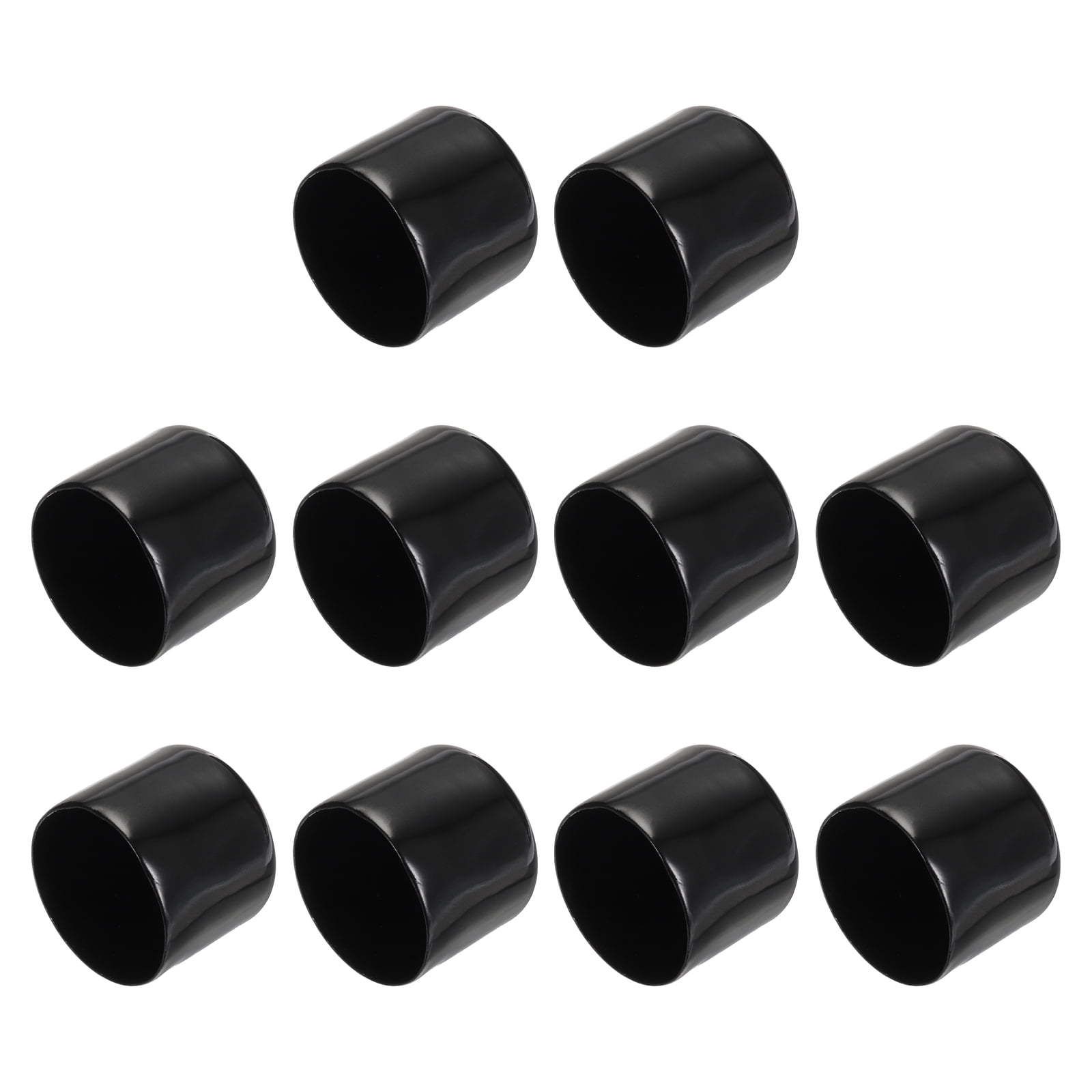Uxcell 34MM Vinyl Rubber End Caps, 10 Pack Round Bolt Screw Covers Caps ...