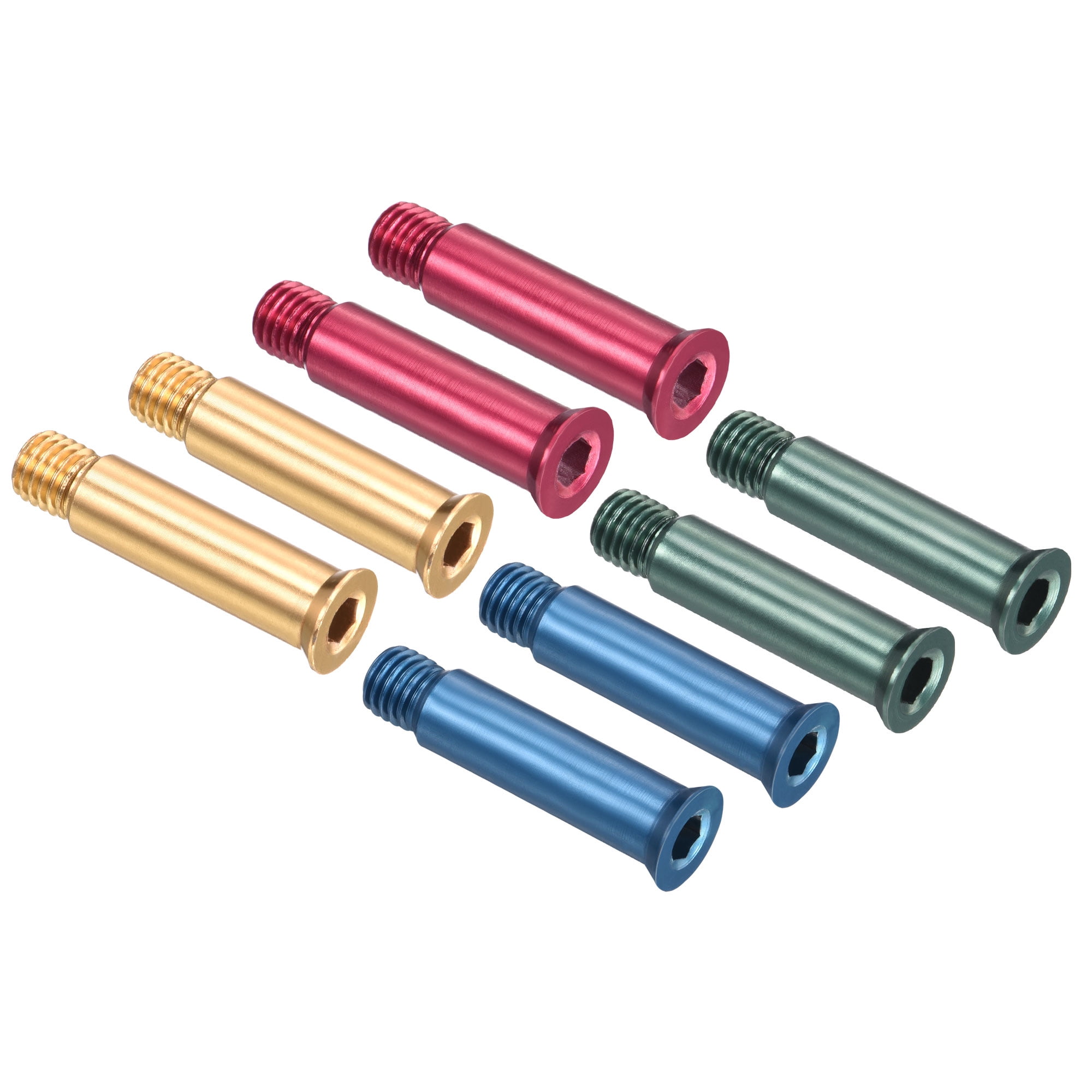Uxcell 34mm Inline Axle Screws Shaft Hex Socket Screw Replacement ...
