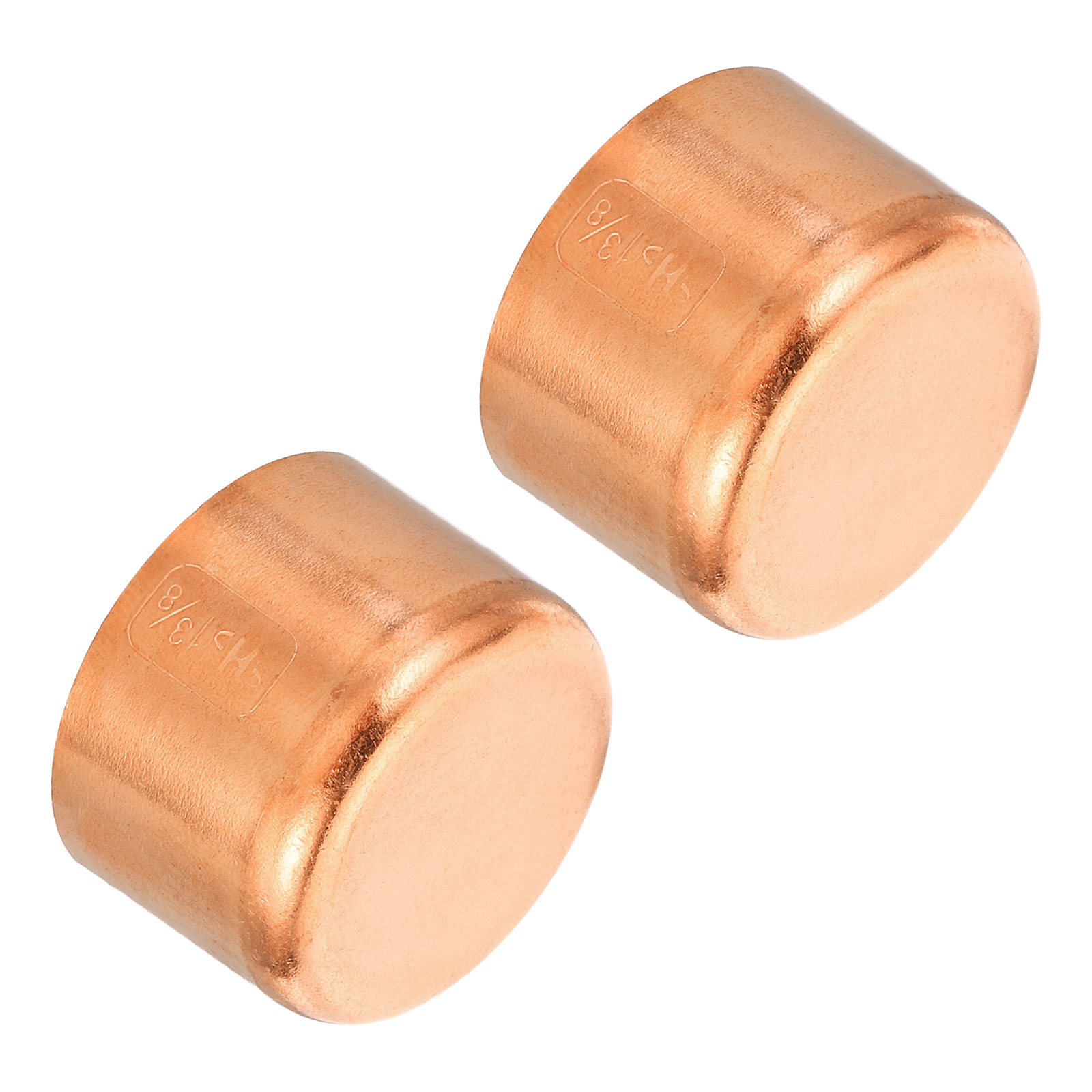 Uxcell 35.1mm(1.38") ID Copper Pipe Fitting End Cap Sweat Plug Solder ...