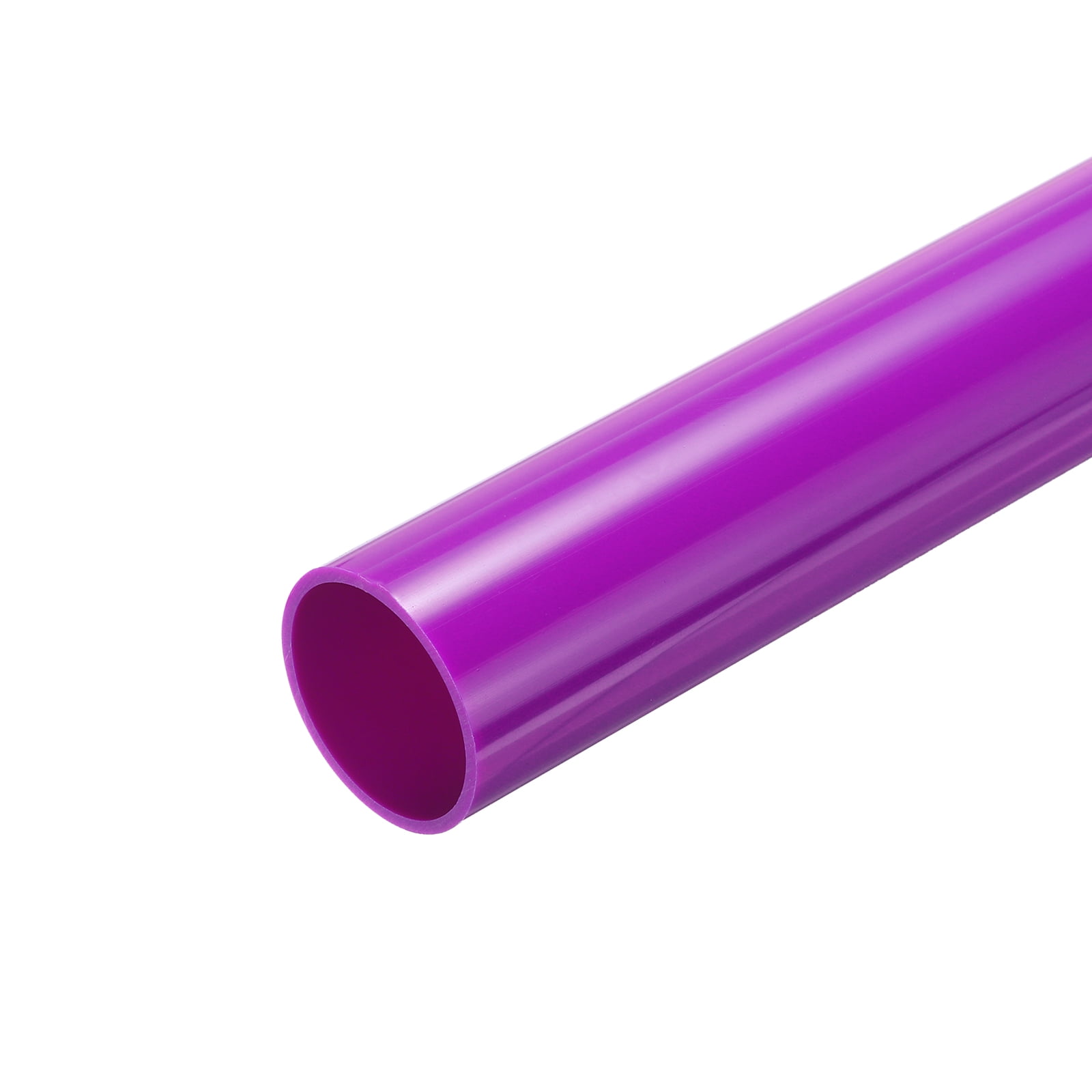 Uxcell 35.2mm ID 40mm OD 500mm Purple Pipe Rigid Water Pipe Drain Pipe ...