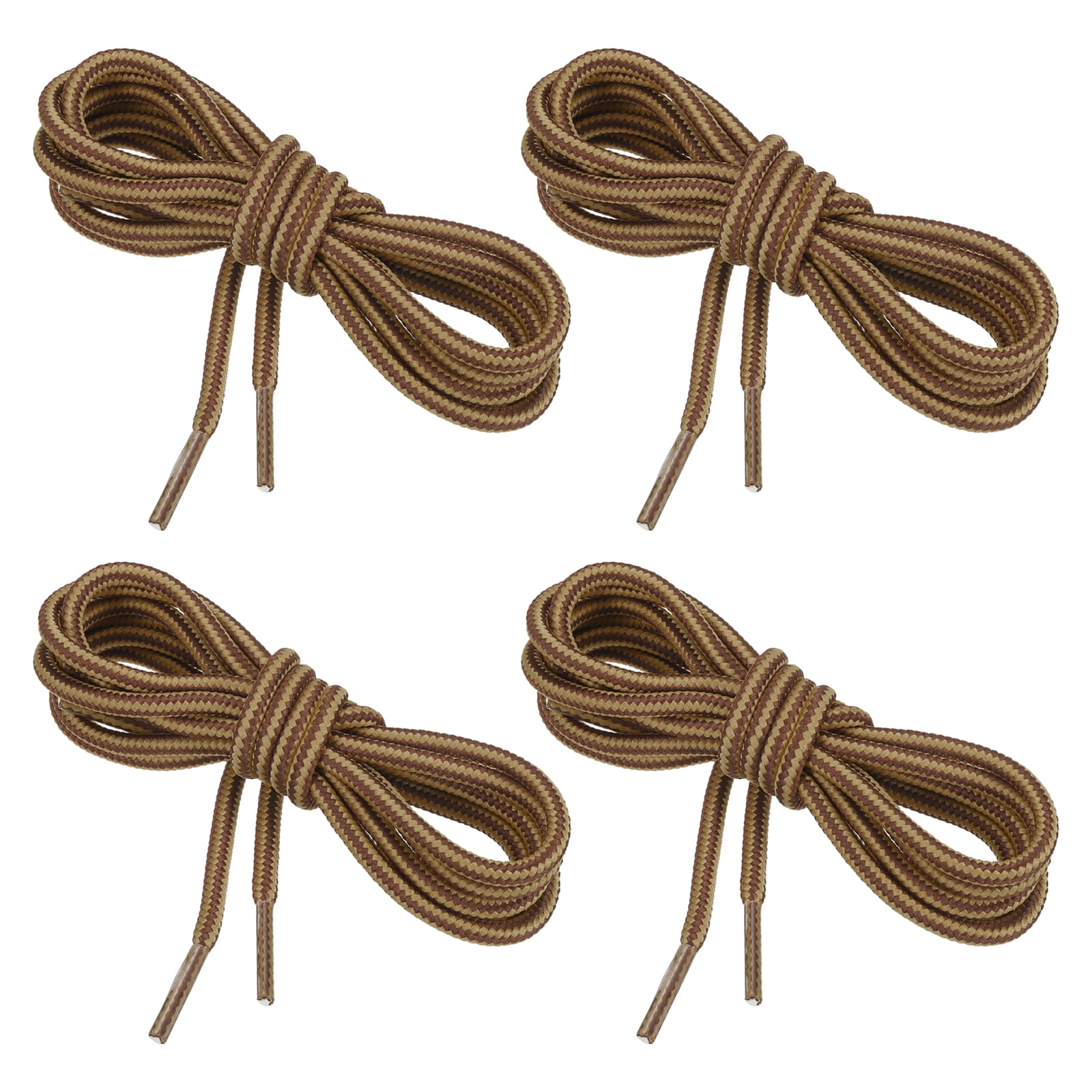 Uxcell 35.4 x 5/32 Inch Dual Colored Round Boot Laces Shoelaces, Light ...