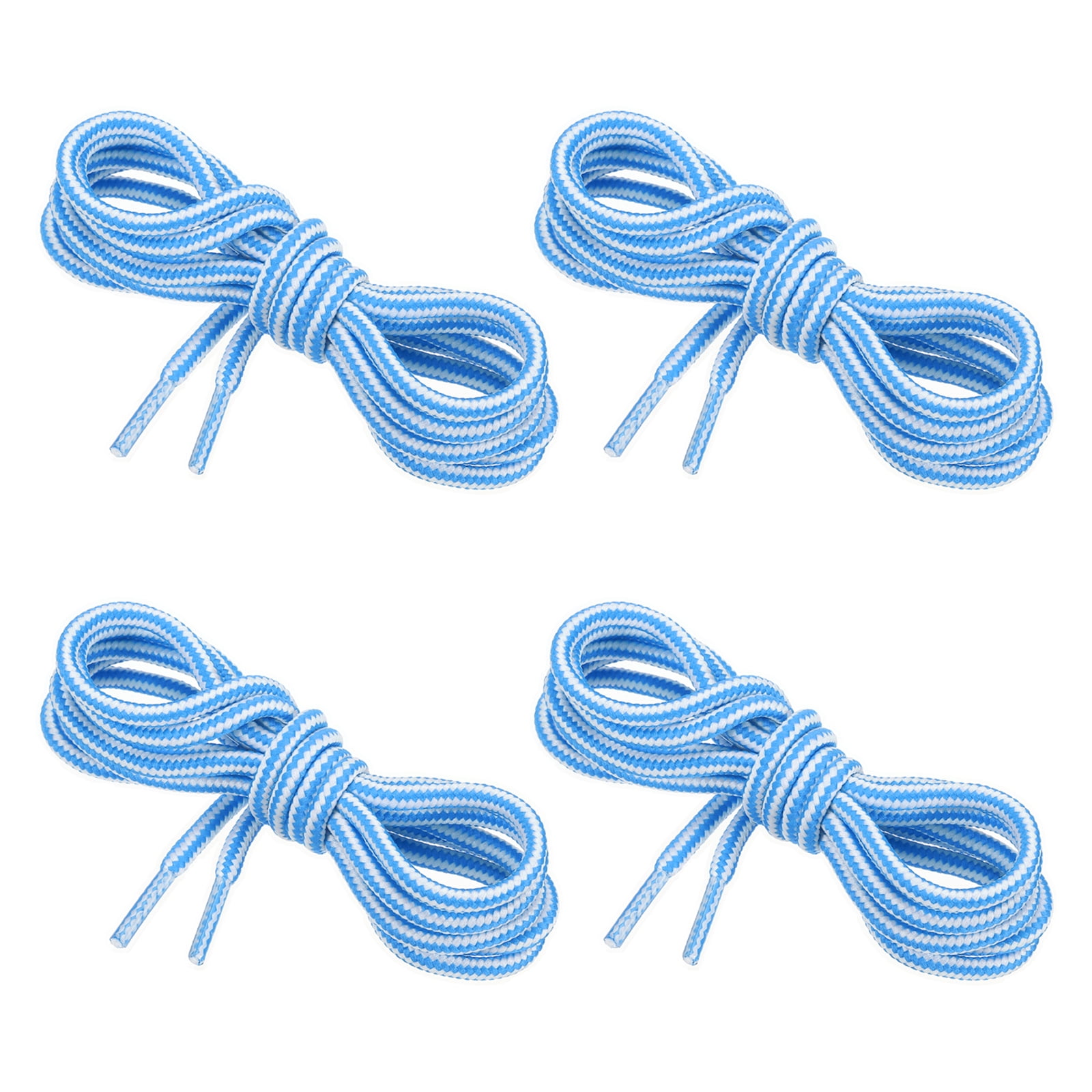 Uxcell 35.4 x 5/32 Inch Dual Colored Round Boot Laces Shoelaces, White ...