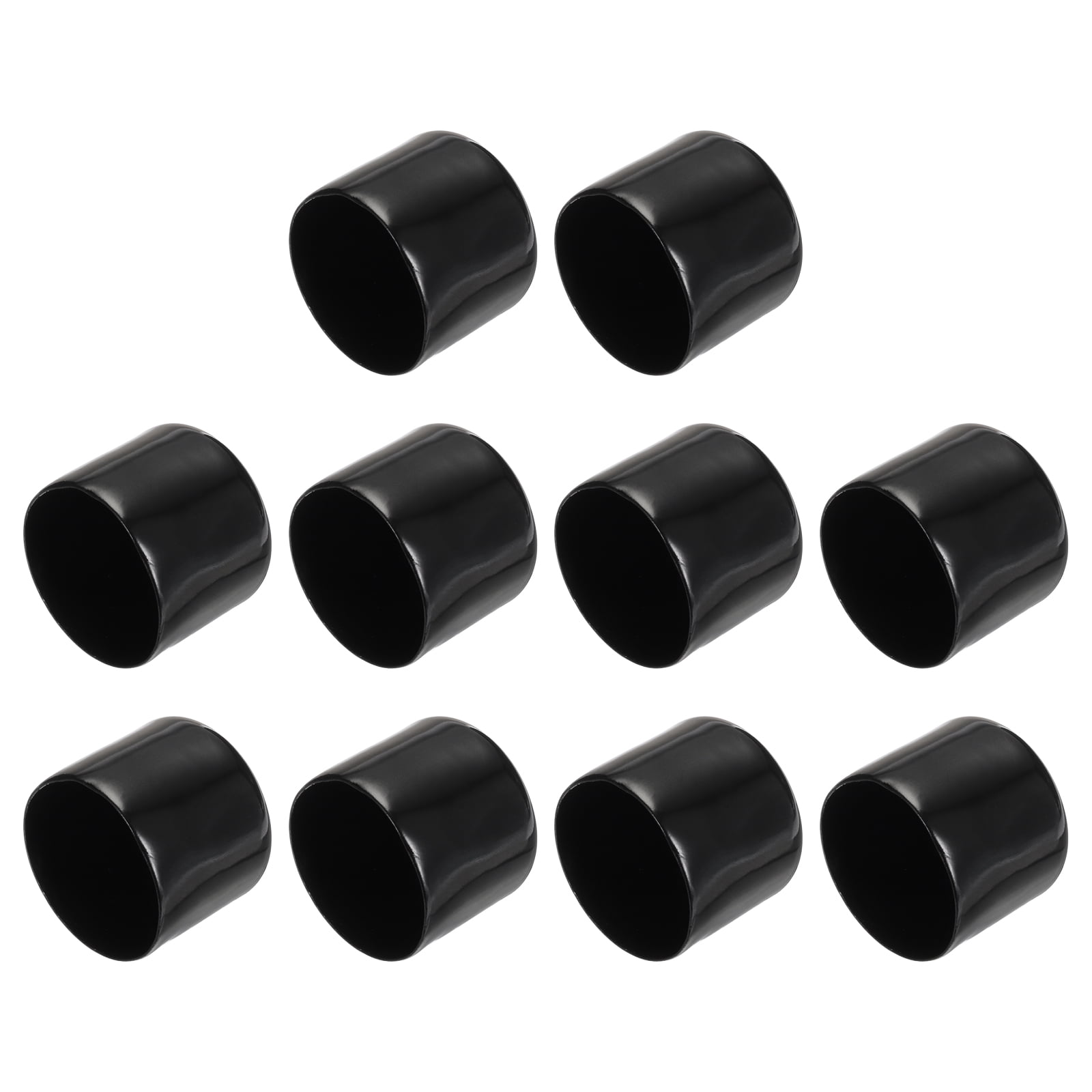 Uxcell 35MM Vinyl Rubber End Caps, 10 Pack Round Bolt Screw Covers Caps ...