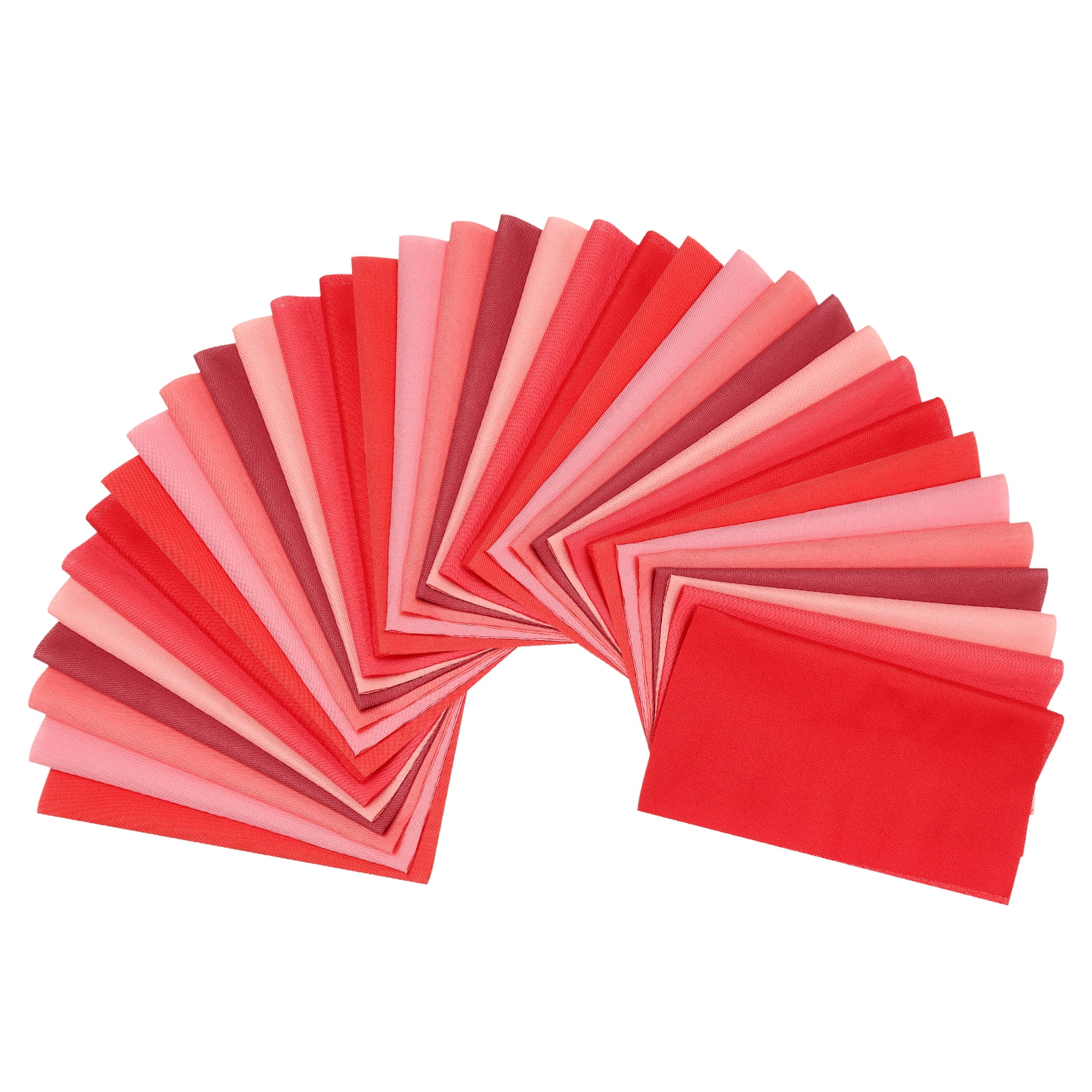 Uxcell 35Pcs 4" x 4" Solid Color Cotton Fabric Bundles Precut Fabric ...