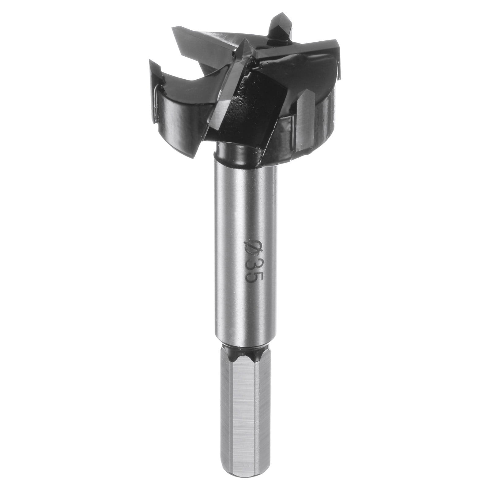 Uxcell 35mm (1-3/8") Carbide 3 Flutes 4 Spurs Wood Hole Hinge Boring ...