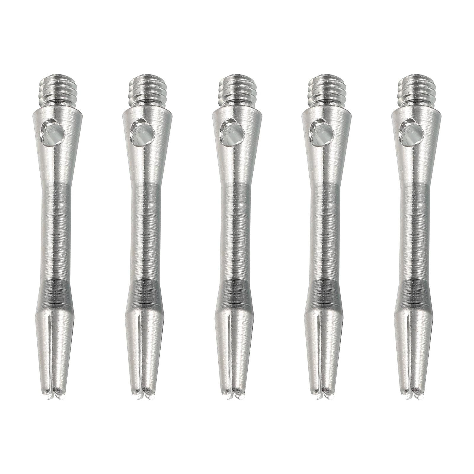 Uxcell Aluminum Dart Shafts 15 Pack Medium 2BA Thread Dart Stems Silver ...