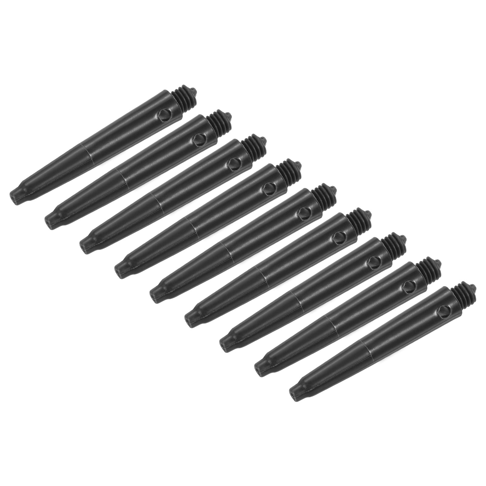 Uxcell 35mm Dart Shafts, 2BA Plastic Dart Stems - 9 Pack (Black ...