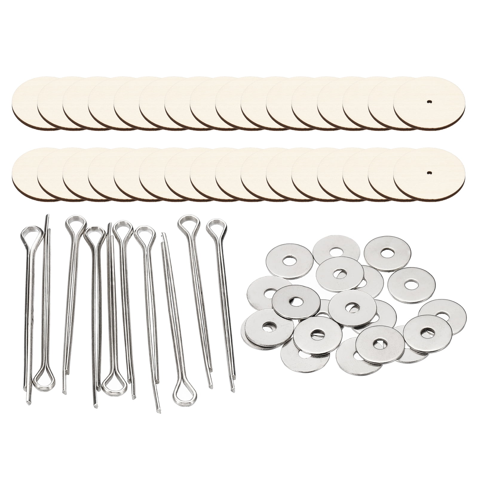 Uxcell 35mm Doll Joints, 16 Set Removable Cotter Pin Joints Connector ...