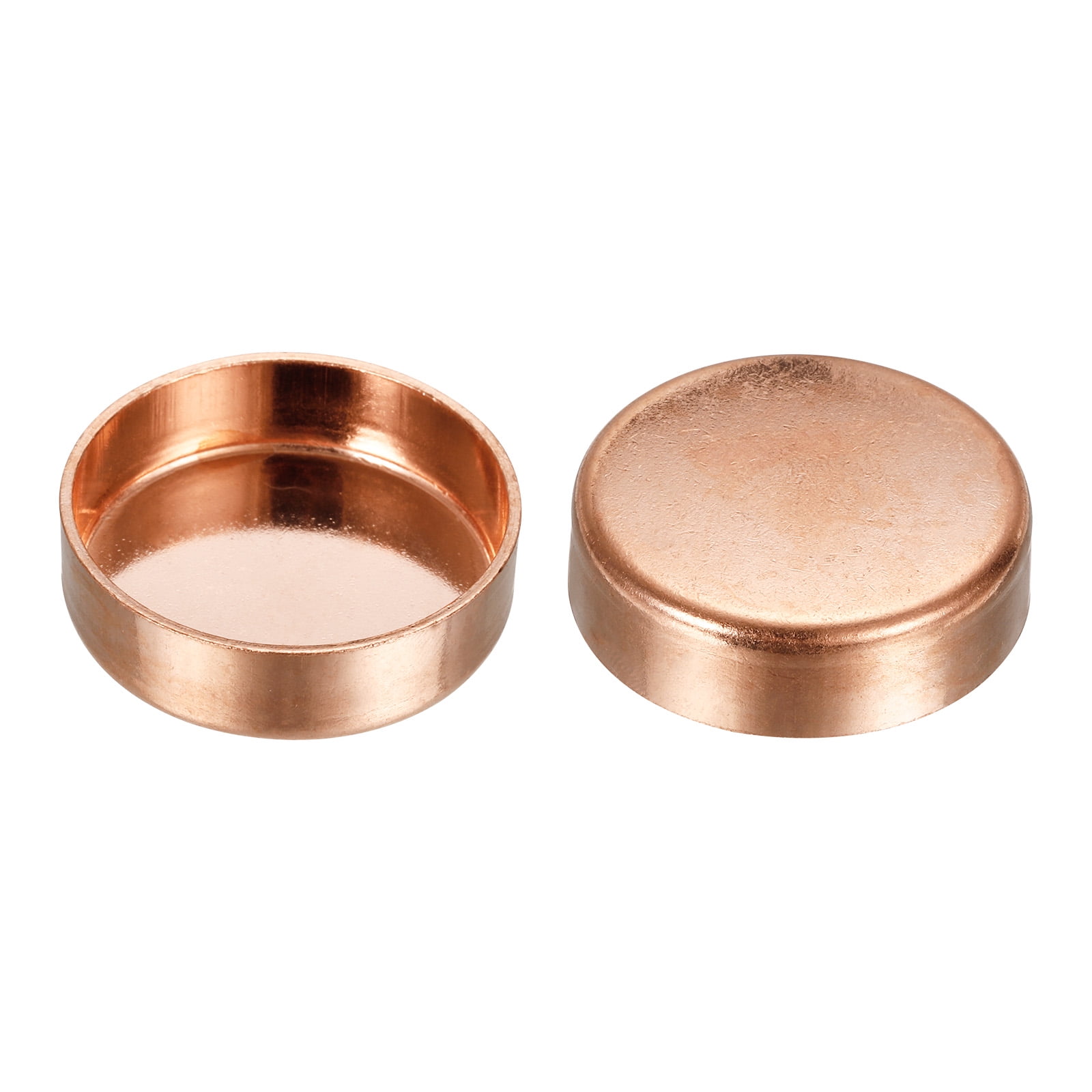Uxcell 35mm ID Copper End Cap Pipe Fitting Sweat Plug Connection 2 Pack ...