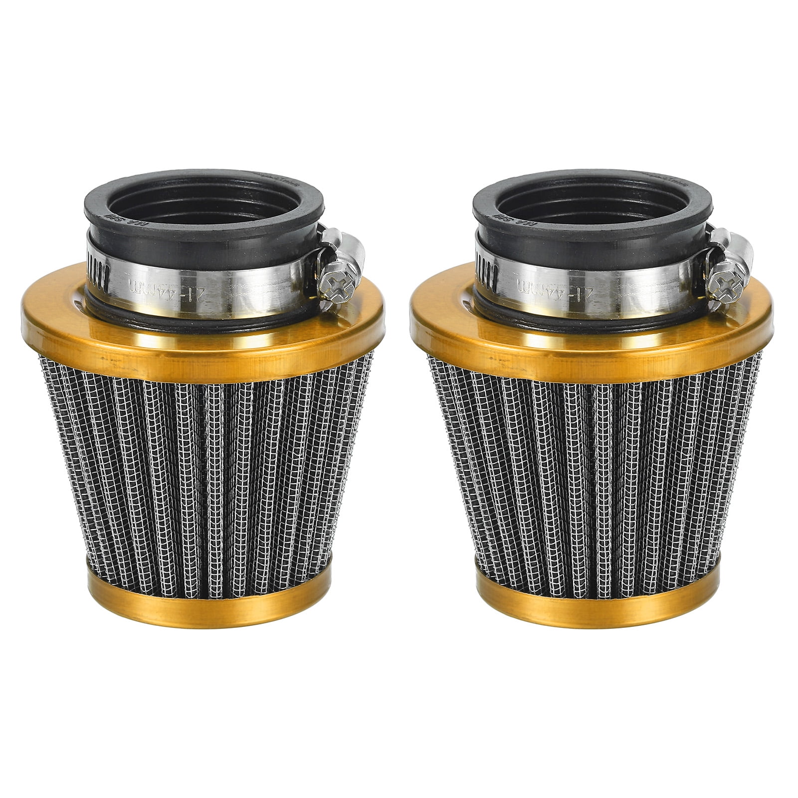 Uxcell 35mm Motorcycle Air Filter, Metal Mini Bike Air Cleaner Parts ...