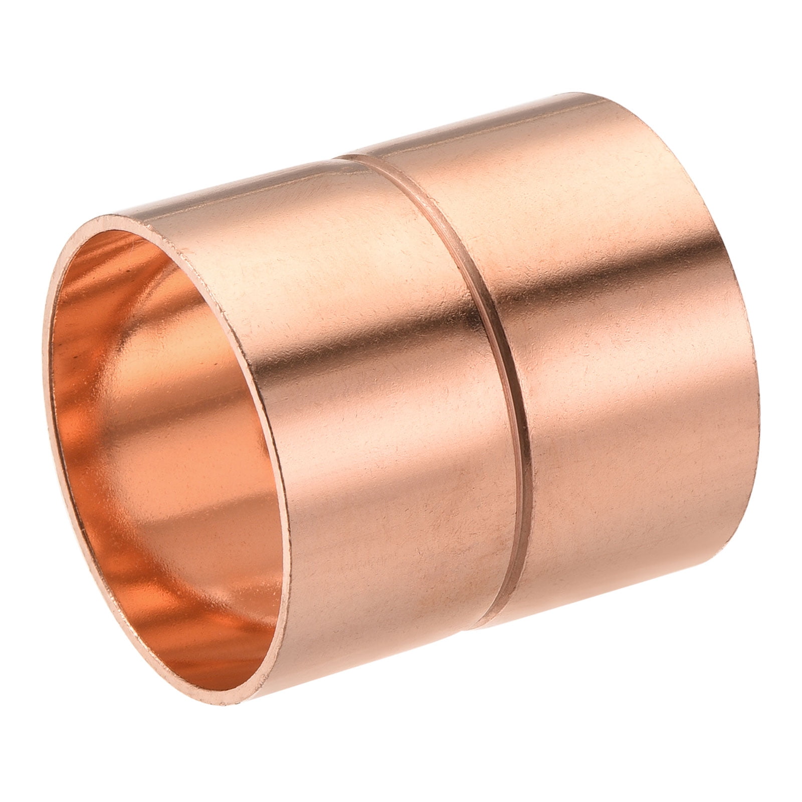 Uxcell 35mm Straight Copper Pipe Coupling Connecting Adapter Solder ...