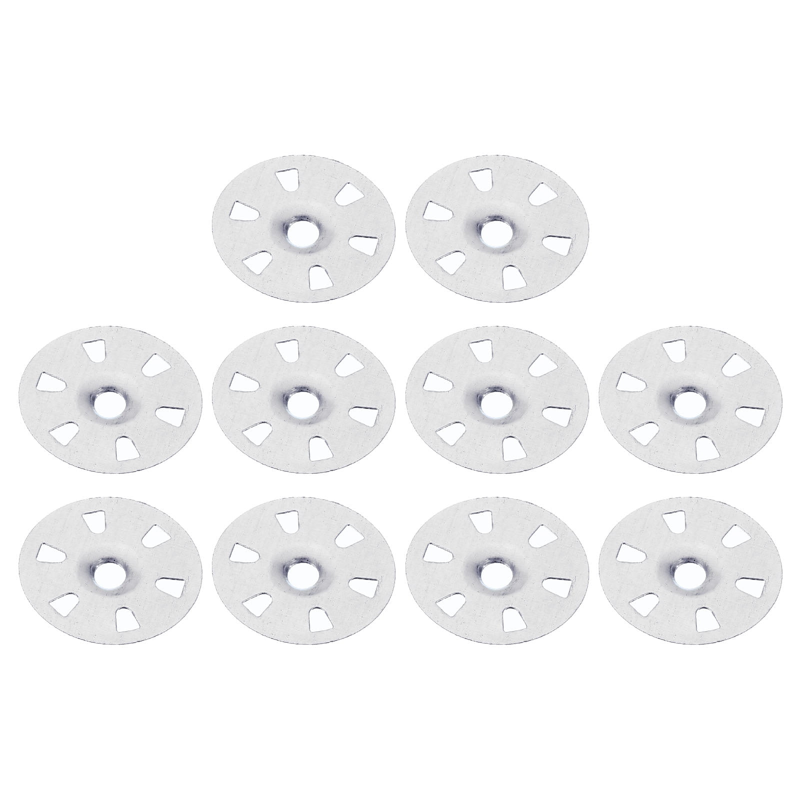 Uxcell 35mm x 2mm Washers for Fixing Insulation Board Flat Metal ...