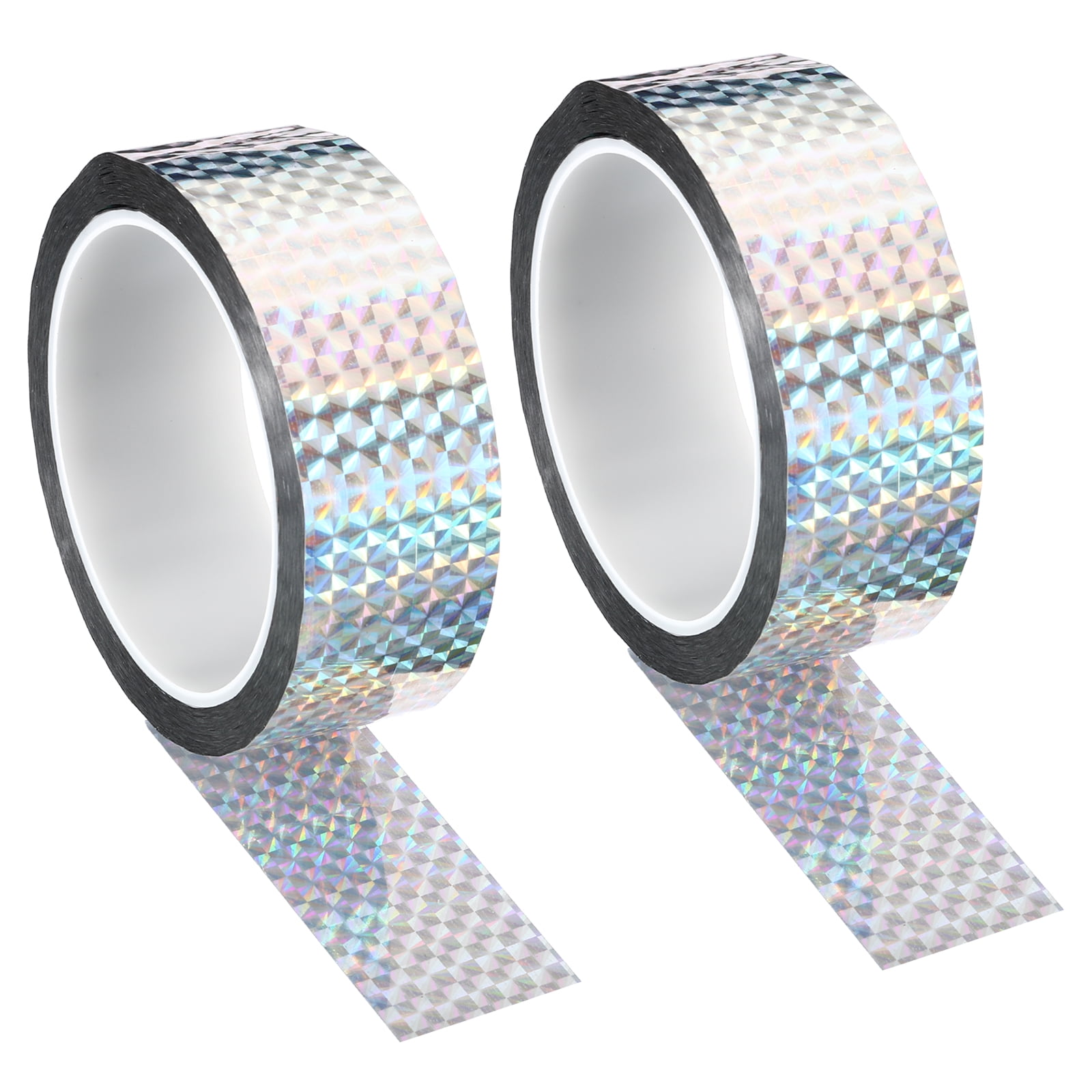 Uxcell 35mmx50m Prism Tape Holographic Reflective Self Adhesive Decor ...