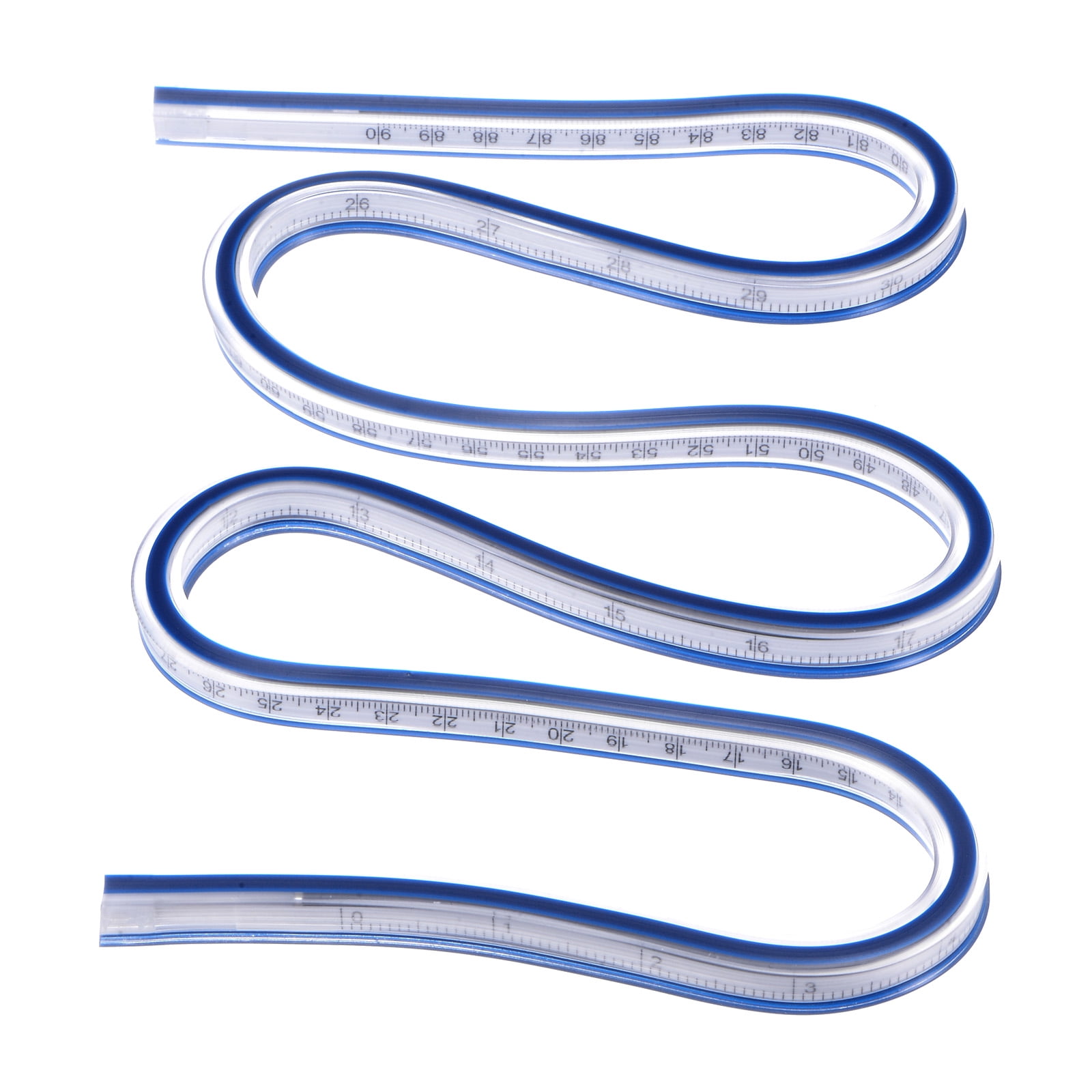 Uxcell 36" 90cm Curve Flexible Ruler for Engineering Drawing Garment ...