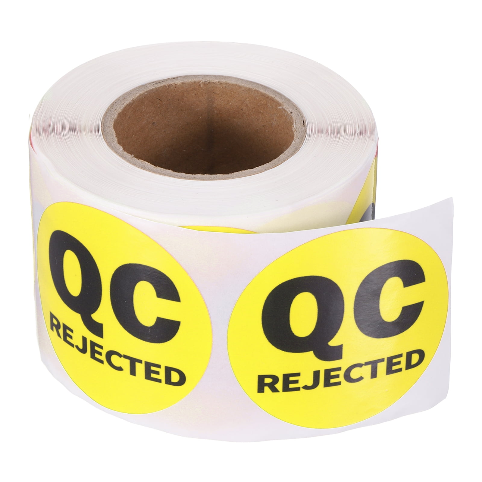 Uxcell 360 Pcs 1 Roll Adhesive QC HOLD Label Stickers, 2 Inch Circle ...