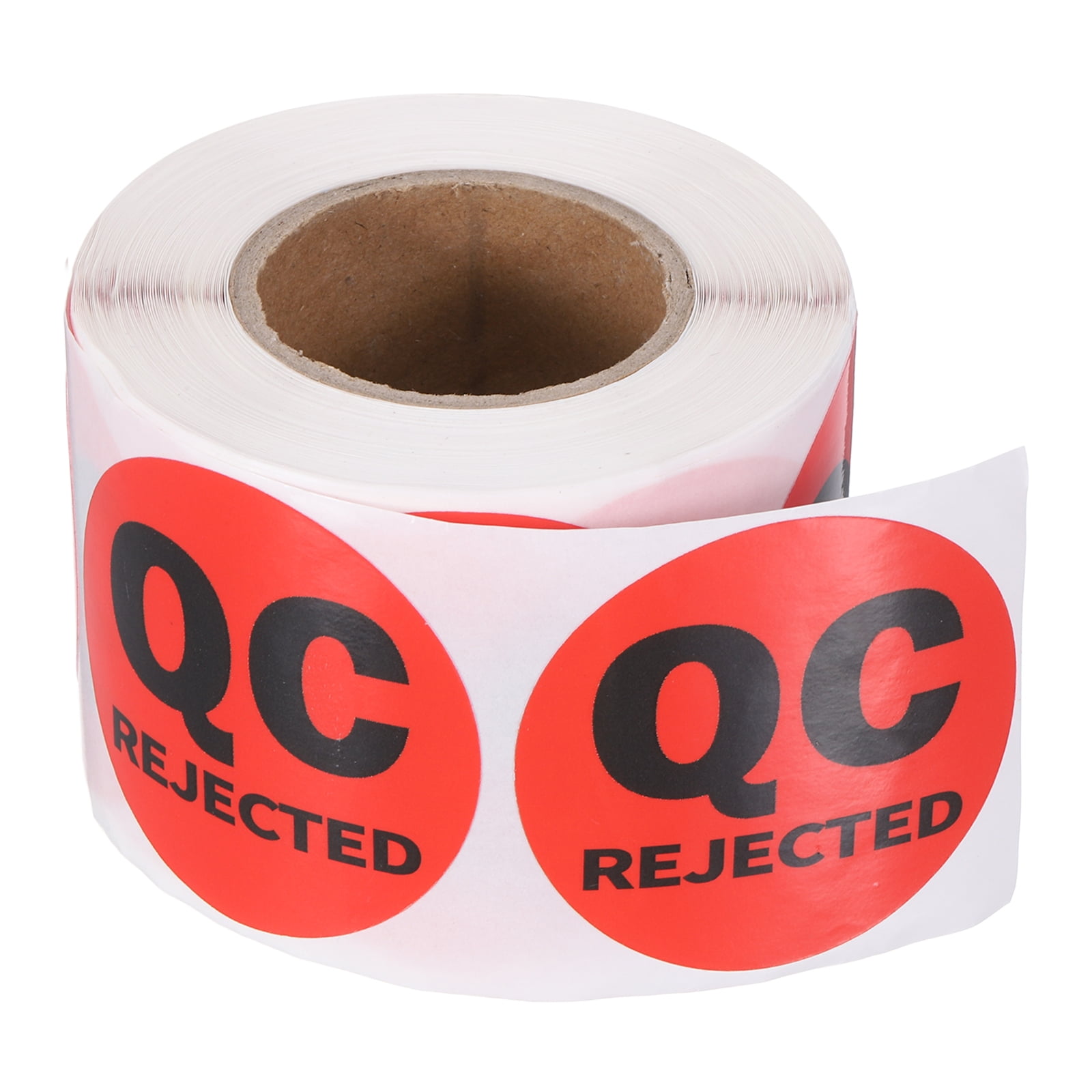 Uxcell 360 Pcs 1 Roll Adhesive QC REJECTED Label Stickers, 2 Inch ...