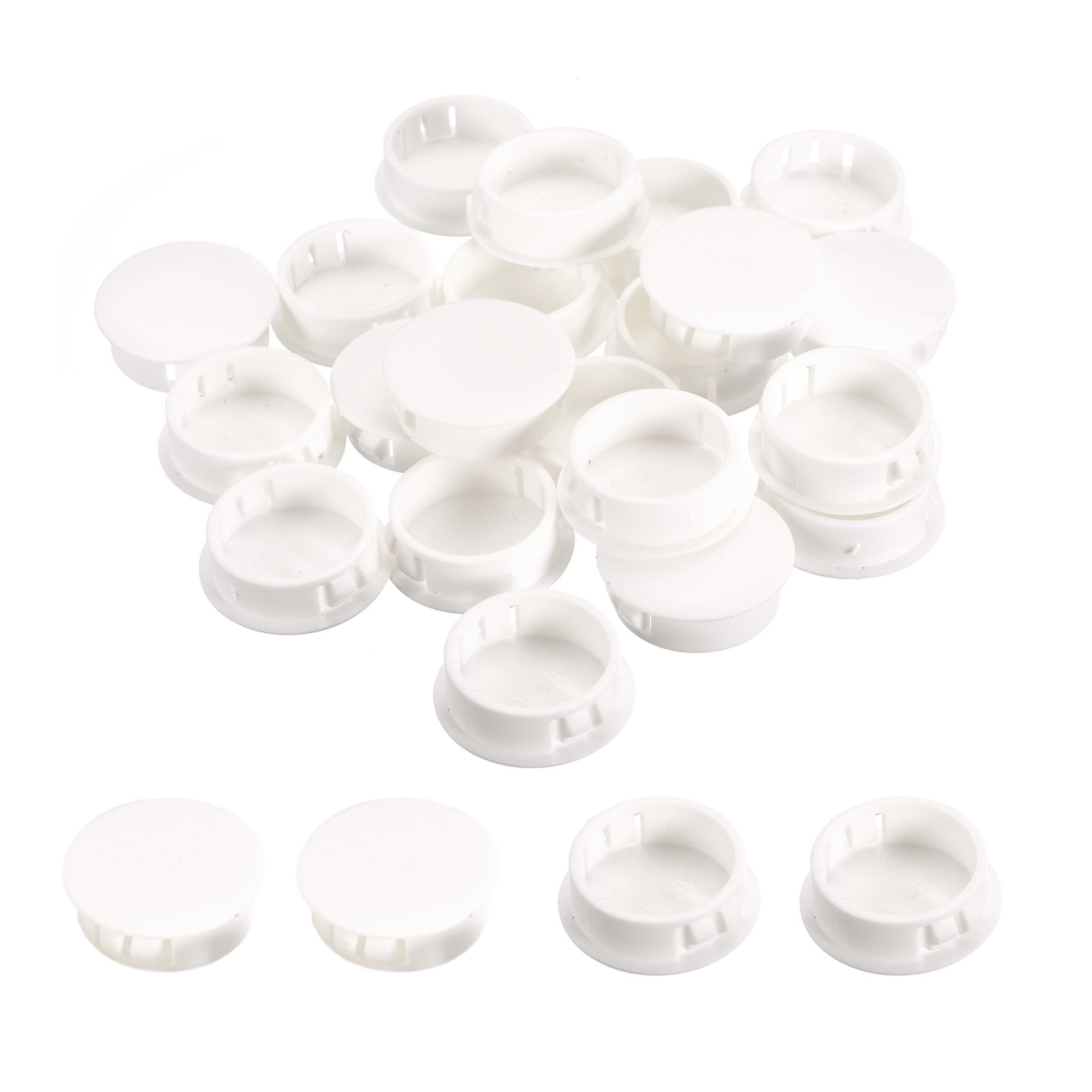 Uxcell 36Pack 1-11/64" Plastic Hole Plugs Panel Flush Type Knockout ...