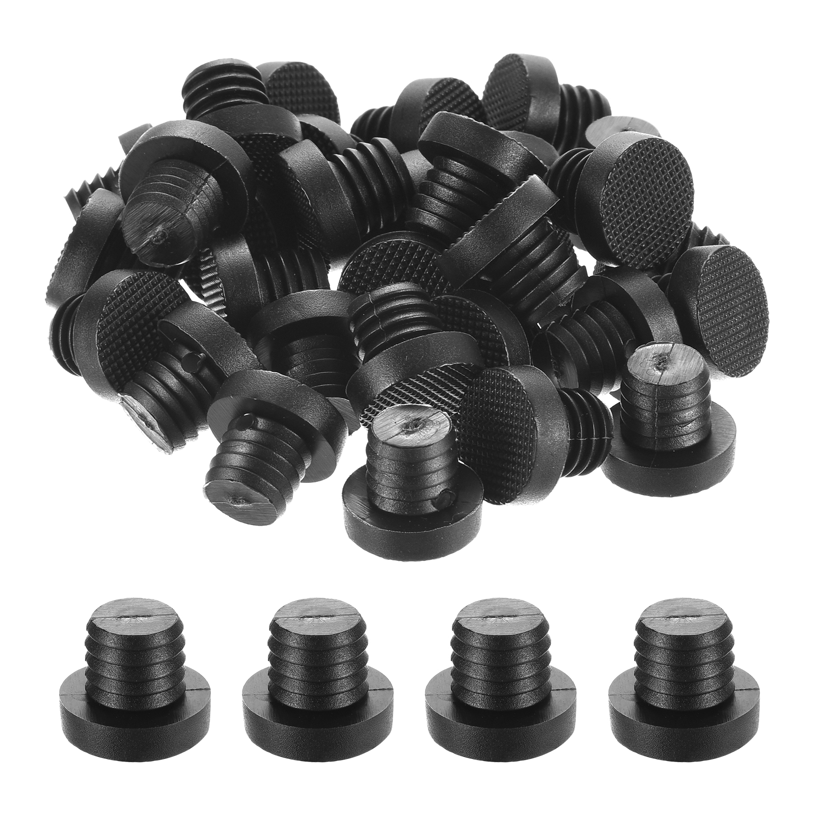 Uxcell 36Pack 10.5mm/0.41 Glass Table Top Bumpers with Stem for Patio ...