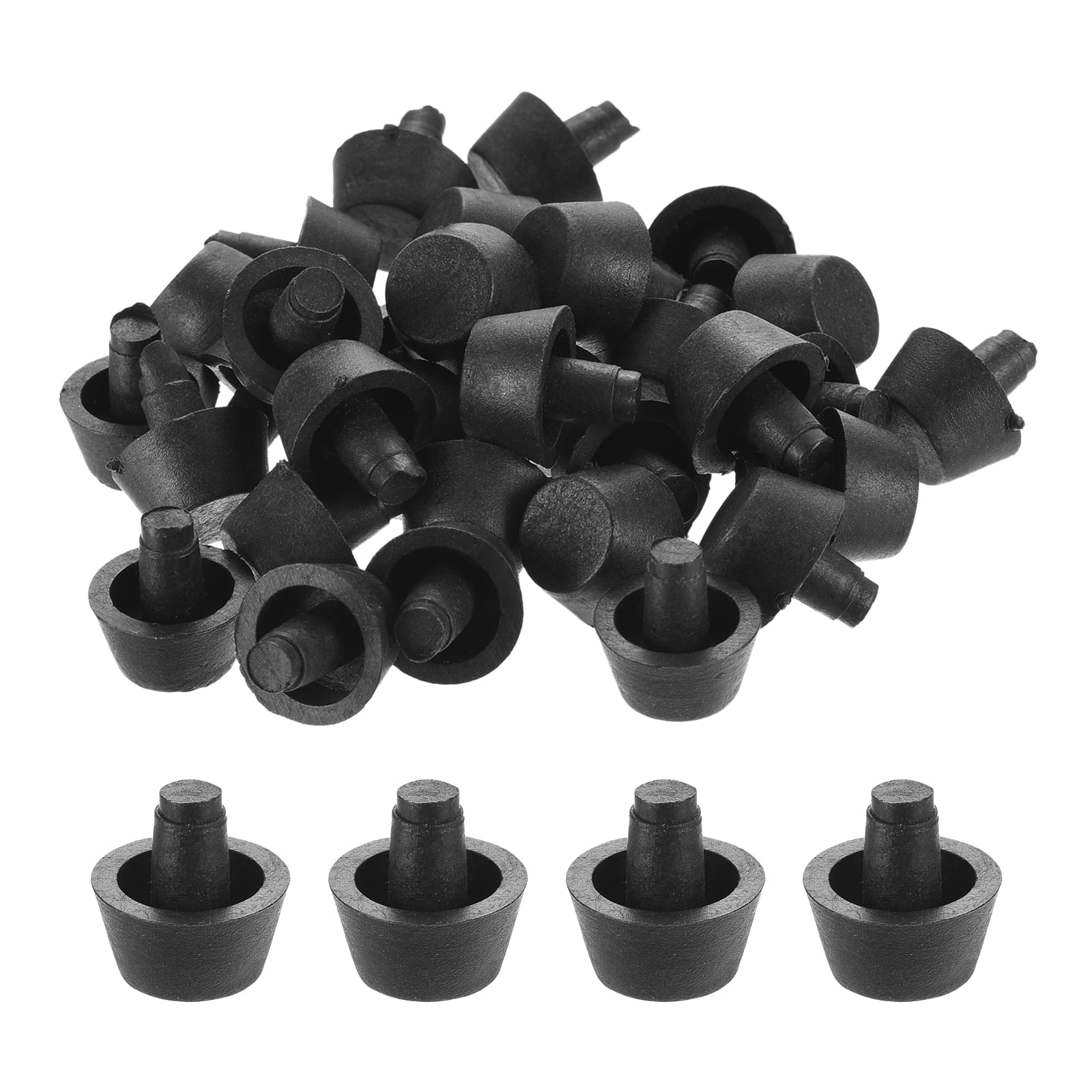 Uxcell 36Pack 6mm/0.24 Glass Table Top Bumpers with Stem for Patio ...
