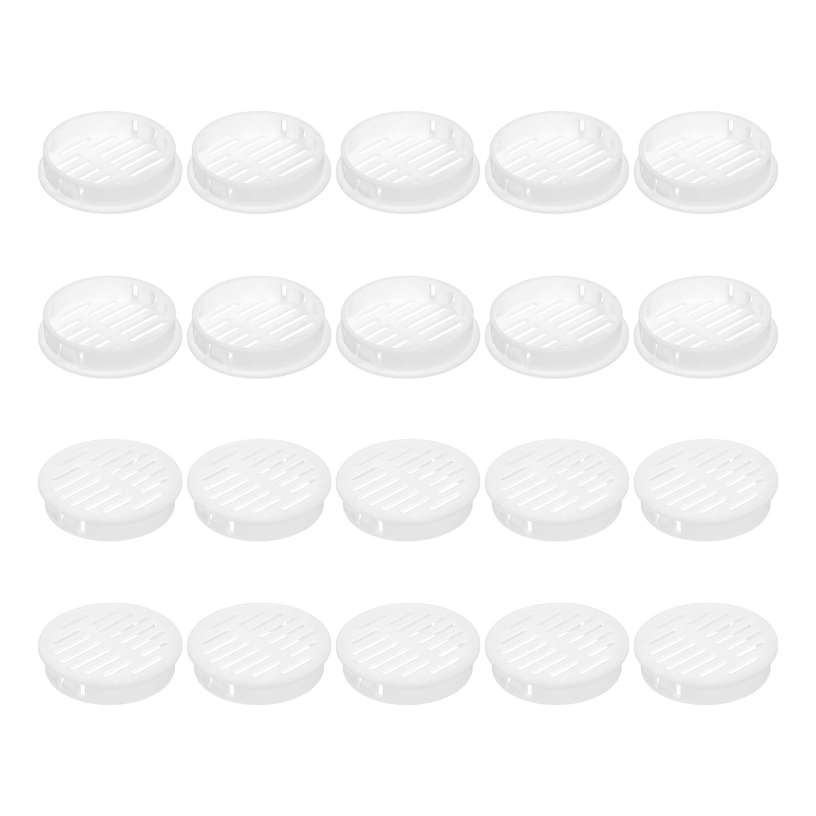 Uxcell 36Pcs 50mm/1.97" Circular Soffit Air Vents, Plastic Soffit Vent ...