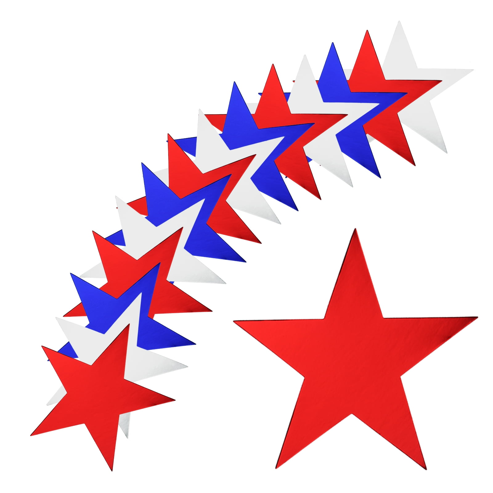 Uxcell 36Pcs Star Cutouts Paper Five Star Confetti Cutouts for Birthday ...