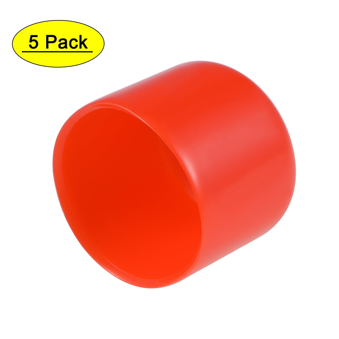 Uxcell 36mm ID Red Screw Thread Protectors Vinyl End Caps 5 Pack ...