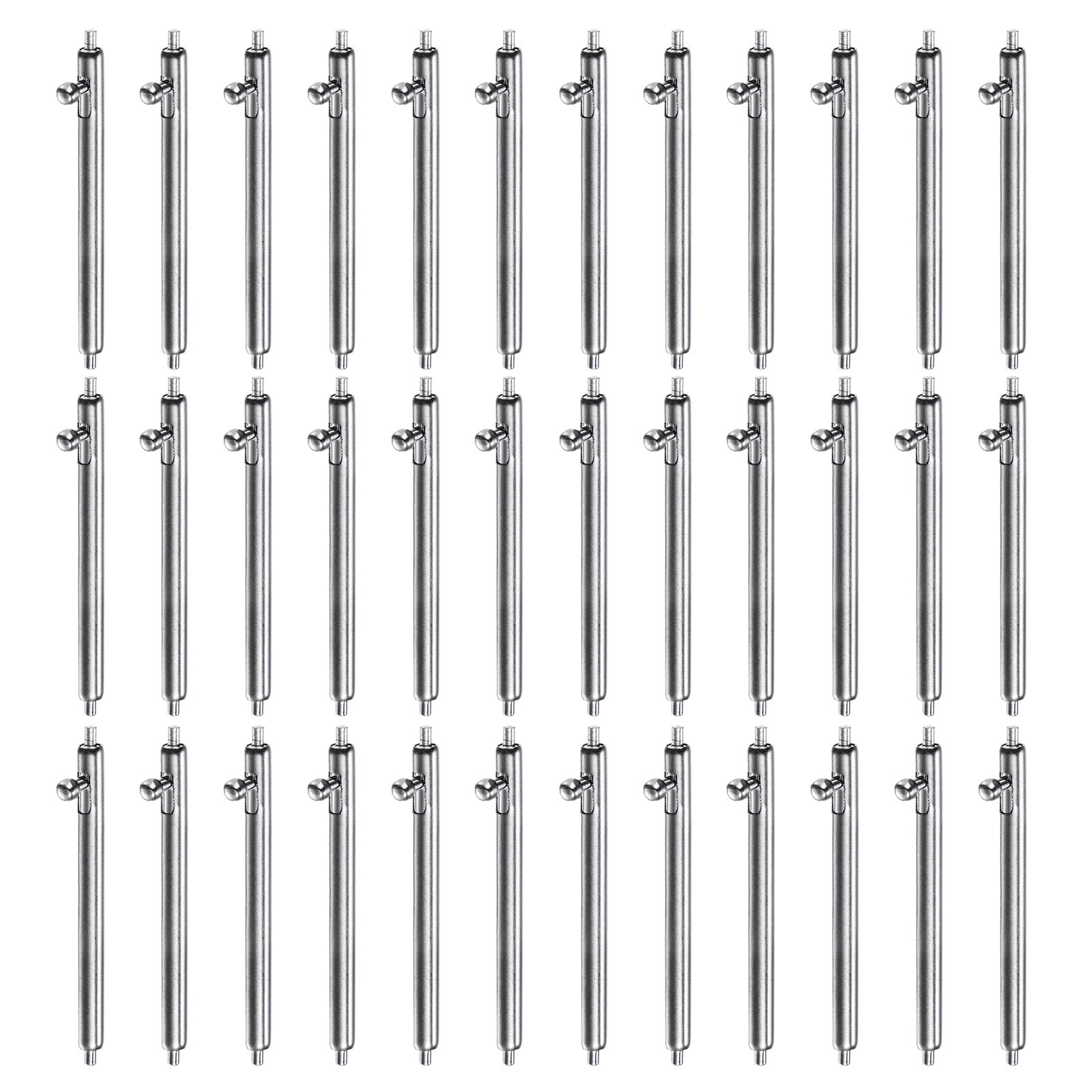 Uxcell 36pcs Quick Release Spring Bar 21mm Width 1.8mm Diameter ...