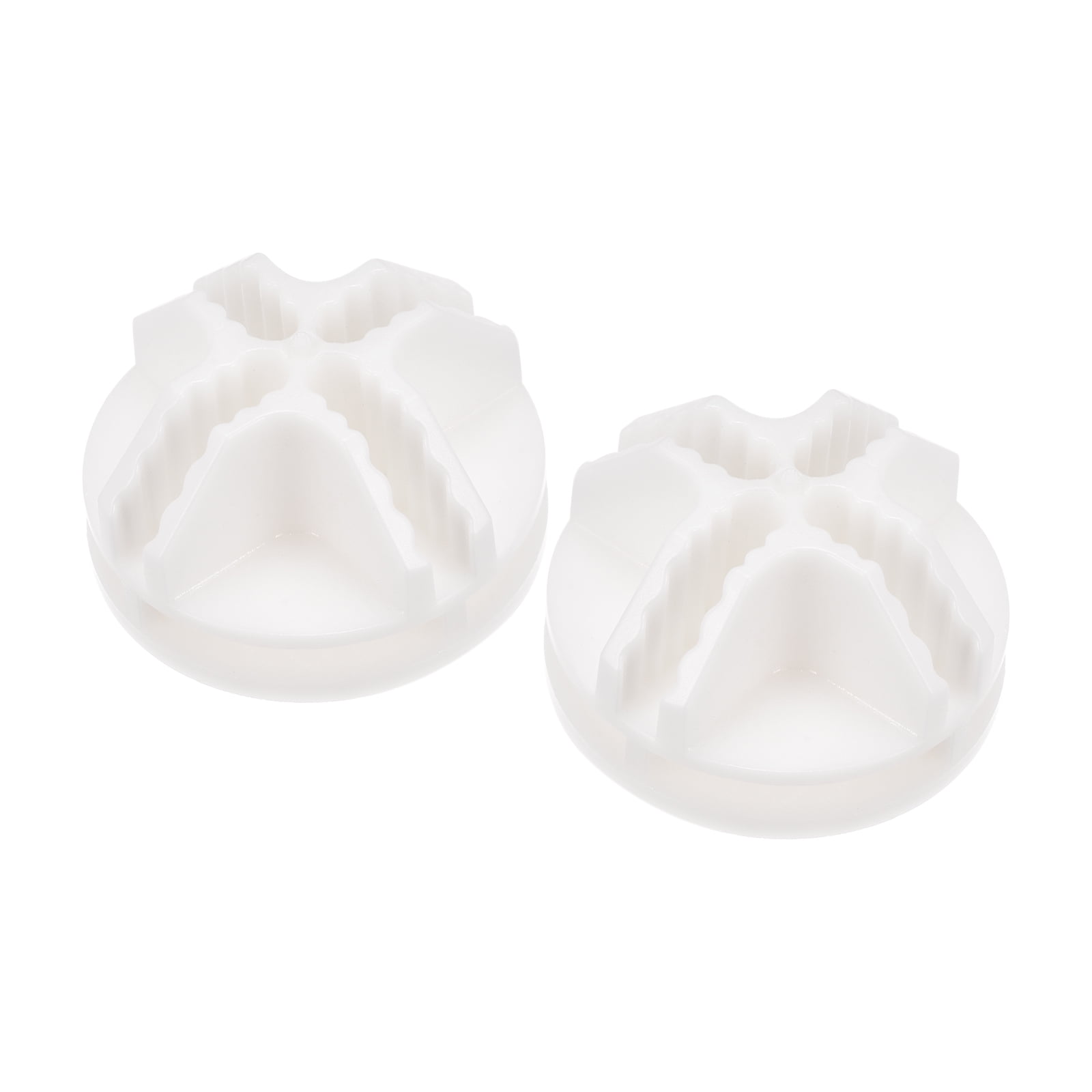 Uxcell 36x20mm Plastic Wire Cube Connectors, Grid Buckle Clip White ...