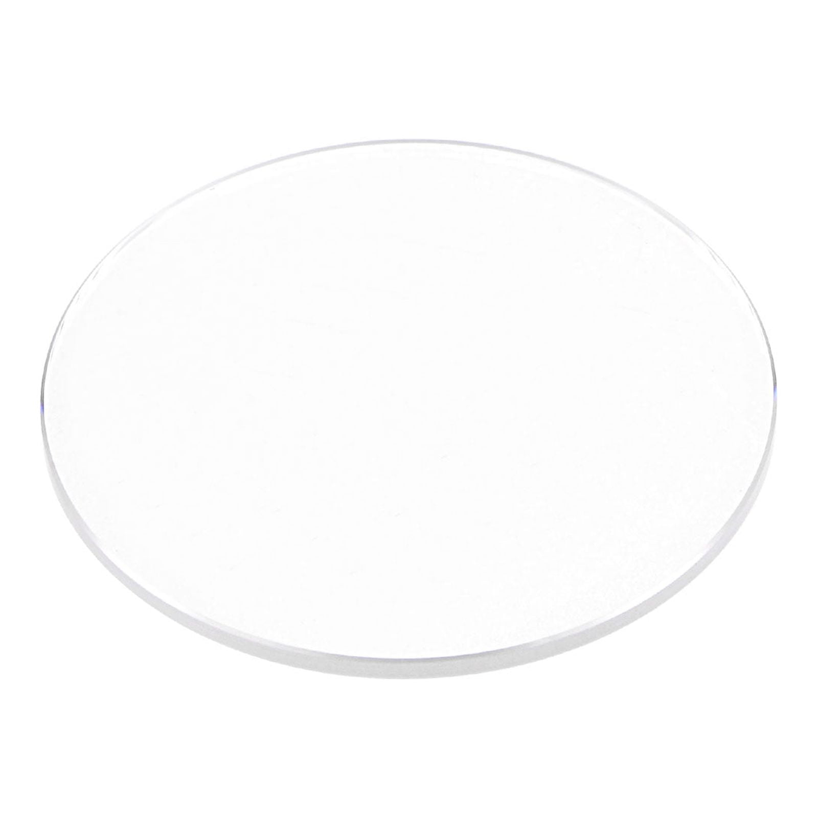 Uxcell 37mm Dia. Watch Glass Sapphire Crystal Lens, Round Flat 1mm ...
