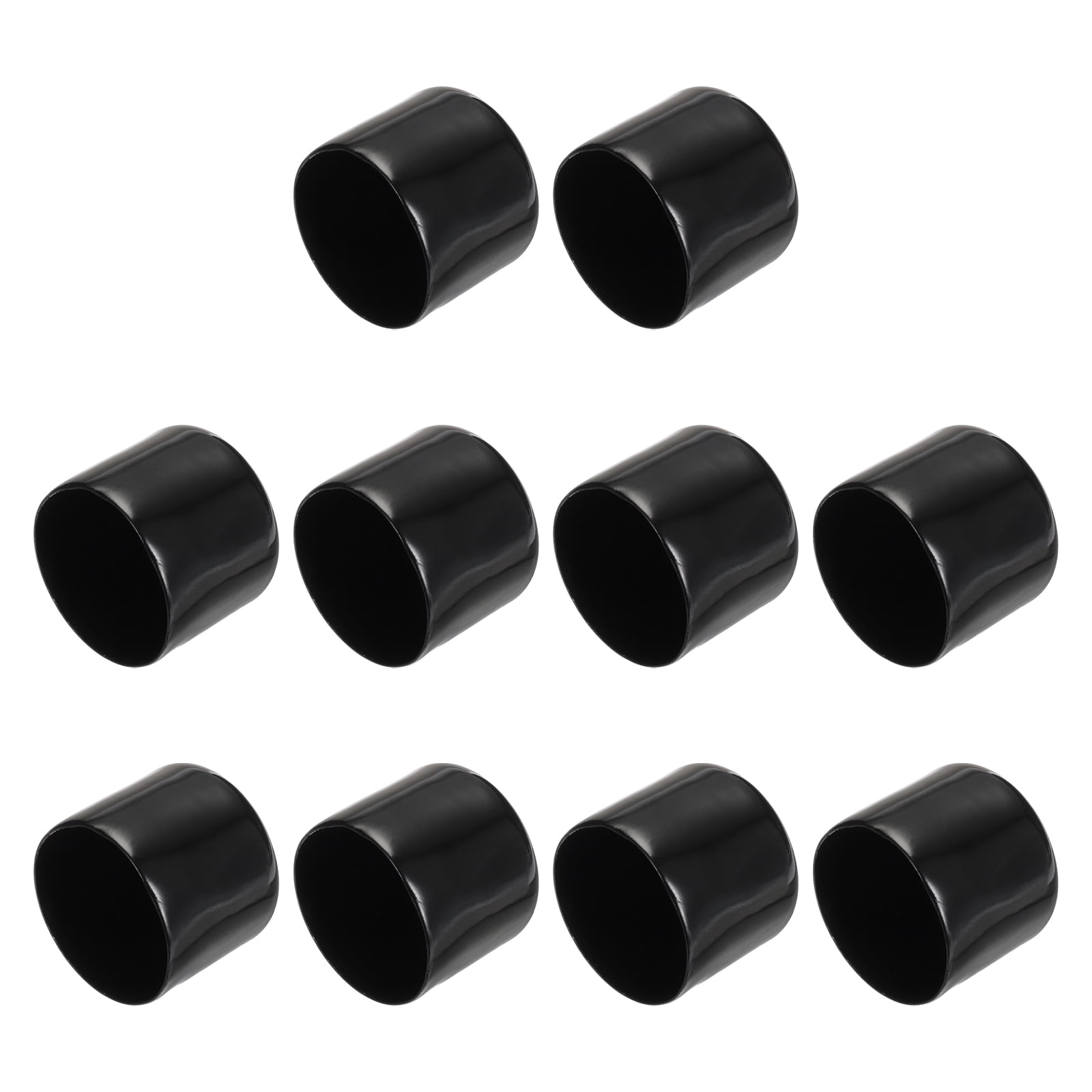 Uxcell 38MM Vinyl Rubber End Caps, 10 Pack Round Bolt Screw Covers Caps ...