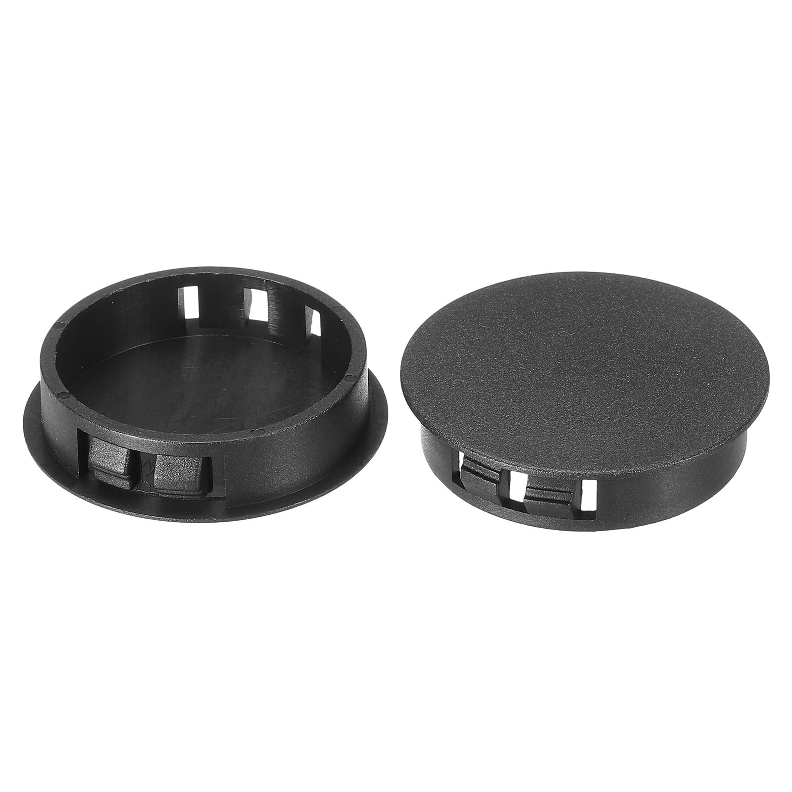 Uxcell 38mm 1.5" Plastic Hole Plugs, Flush Type Round Hole Cover Snap ...