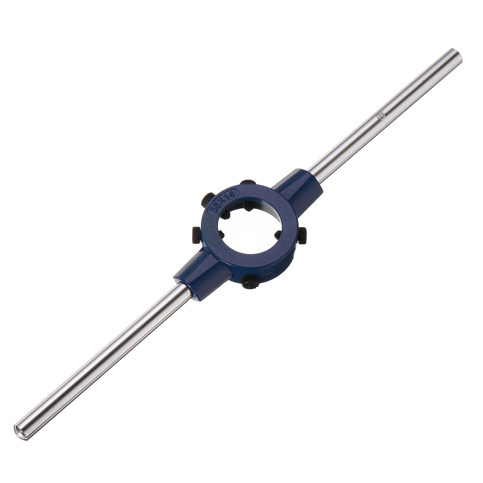 Uxcell 38mm(1.5") Round Die Stock Handle Wrench Adjustable Threading Die Wrench Handle Holder ...