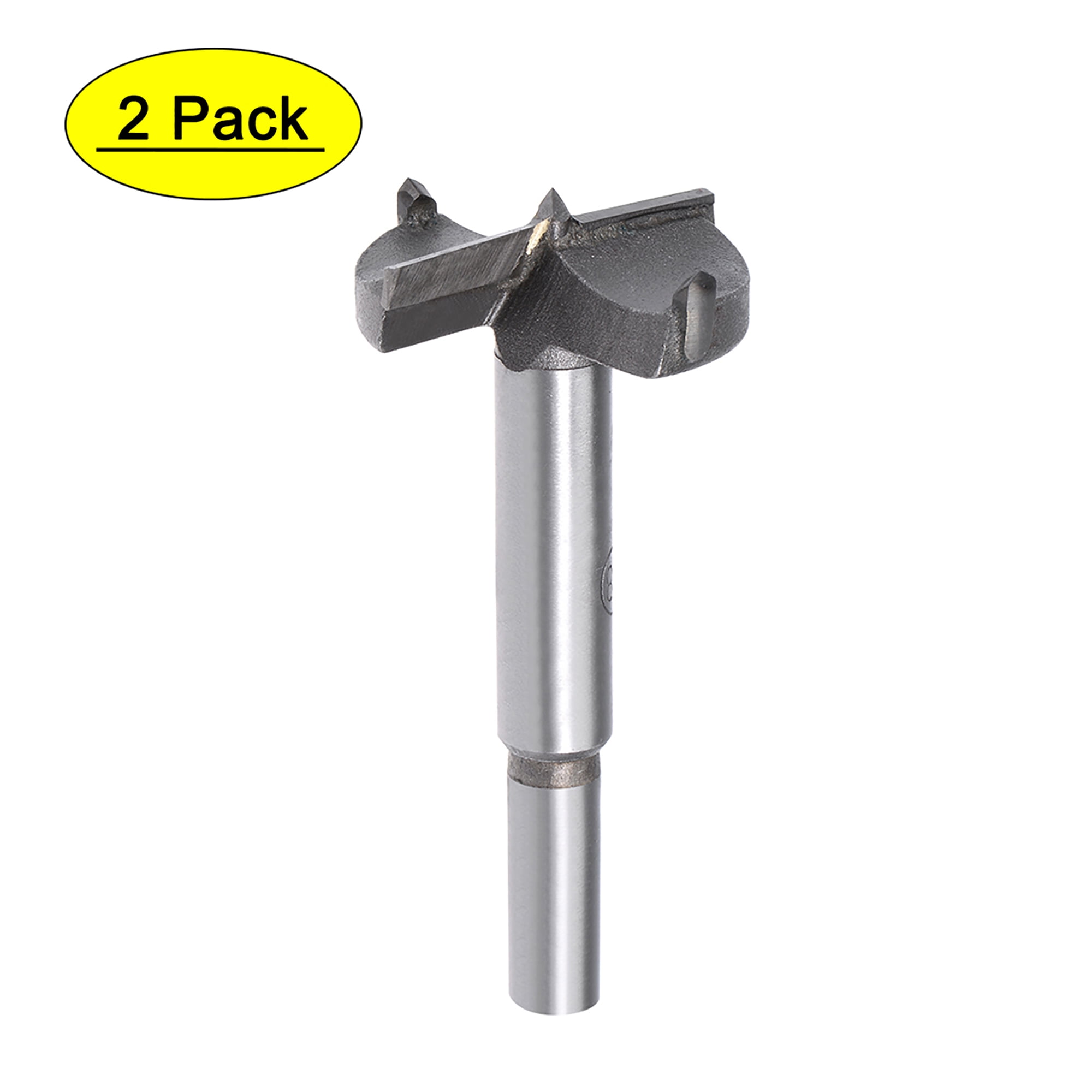 Uxcell 38mm Forstner Carbide Tip Round Shank Wood Boring Drill Bit ...