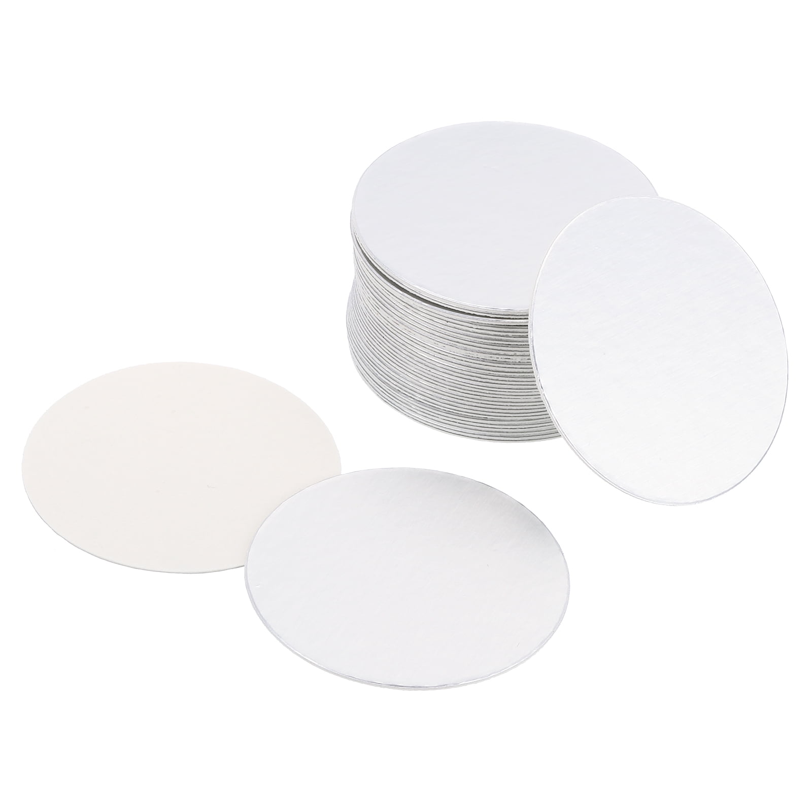 Uxcell 38mm Resistant Tamper Aluminum Foil Cap Liner Induction Heat ...