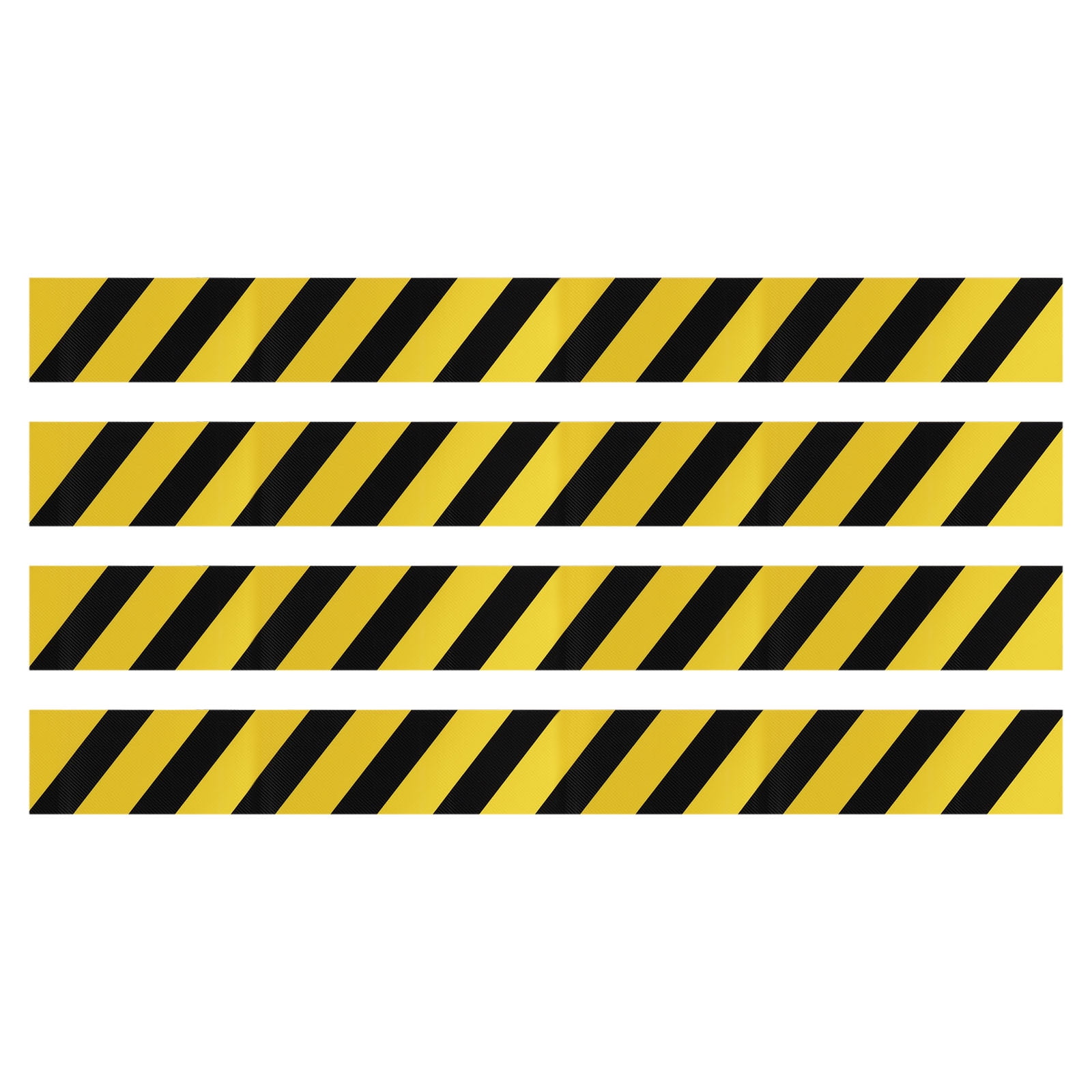 Uxcell 39.4" x 3.9" Self Adhesive Stripe Caution Sticker Tape, Yellow ...