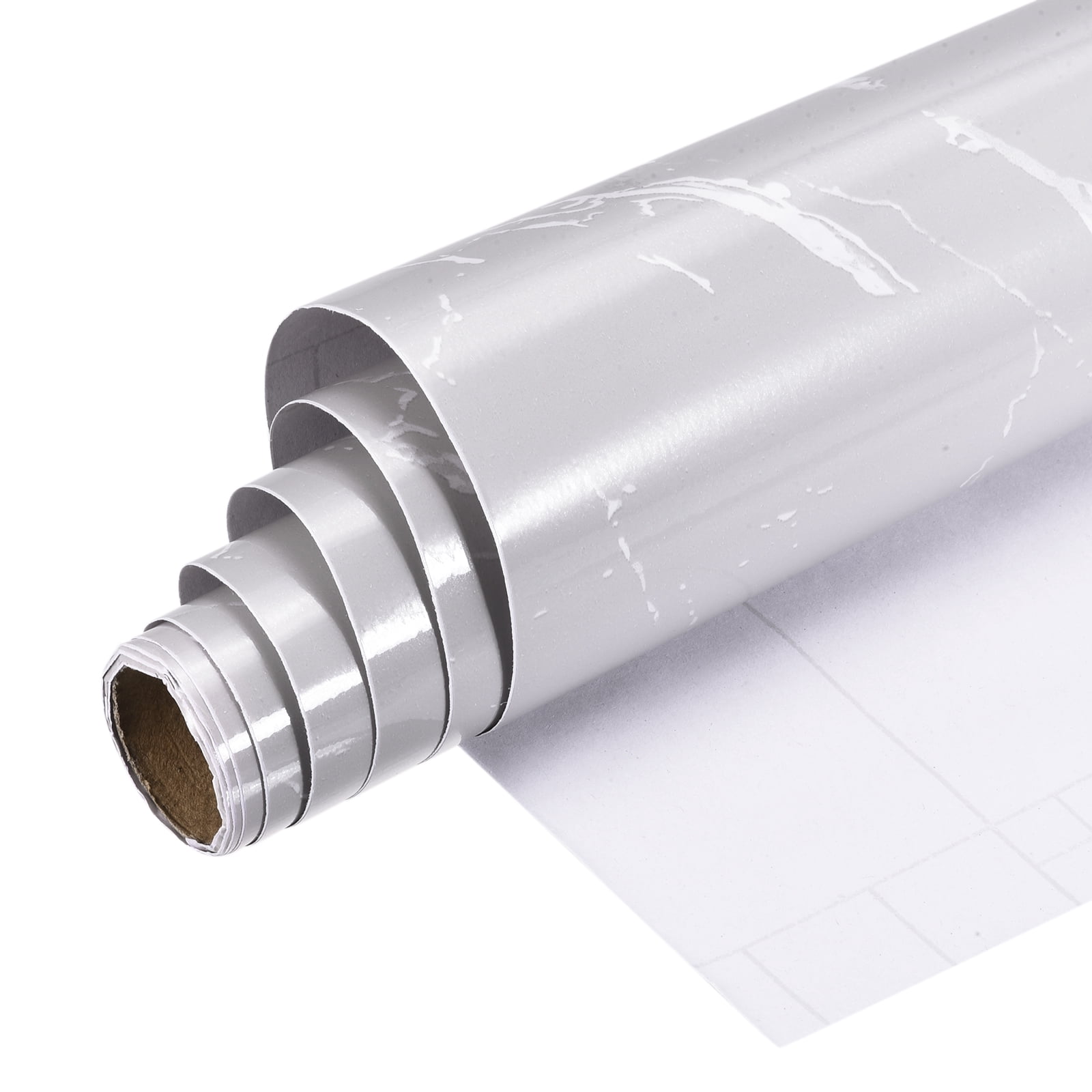 Uxcell 39.4"x23.7" Marble Contact Paper, PVC Sticky Wallpaper Light ...