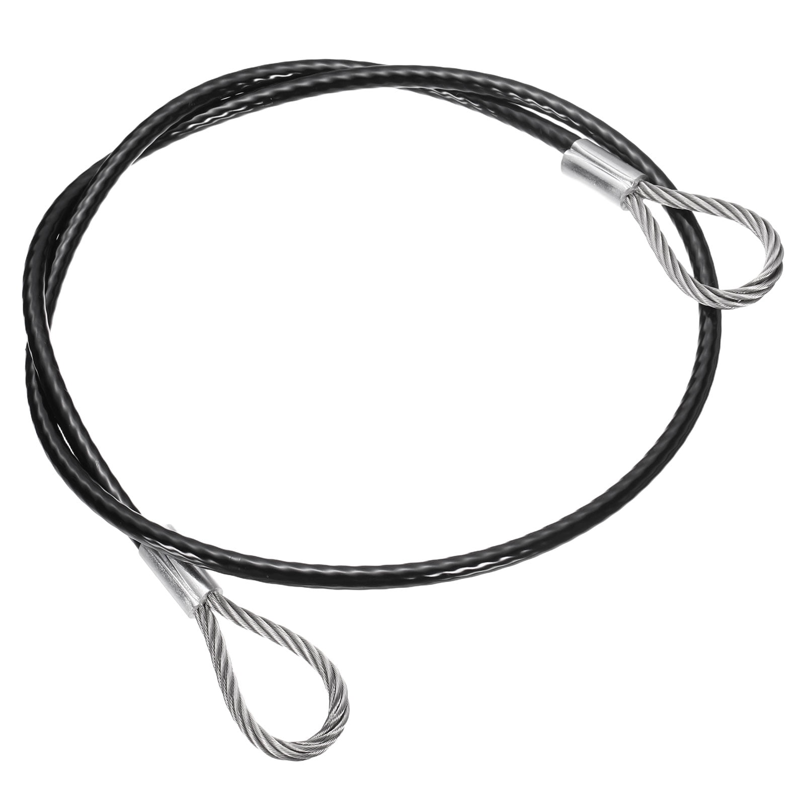 Uxcell 39 Inch Safety Cable Lock, 1 Pcs 304 Stainless Steel Security ...