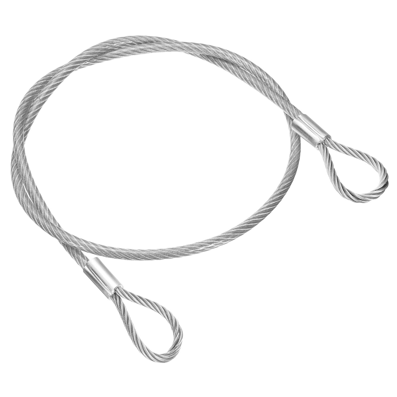 Uxcell 39 Inch Safety Cable Lock, 1 Pcs 304 Stainless Steel Security ...
