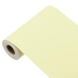 Uxcell 393"x5.9" Milk Yellow Wallpaper, Peel and Stick Wallpaper ...